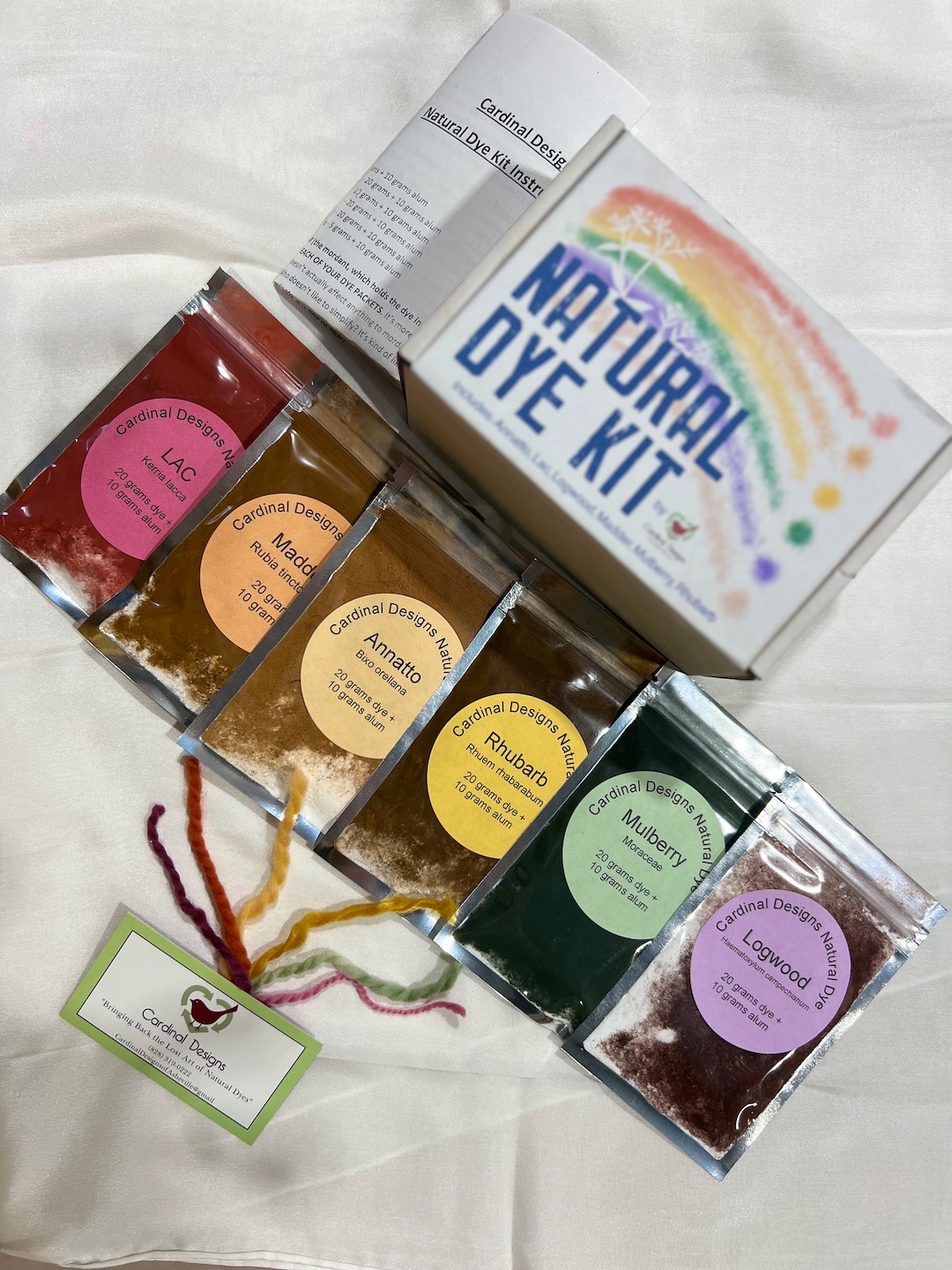 Natural Dye Kit (alum Included) - Etsy