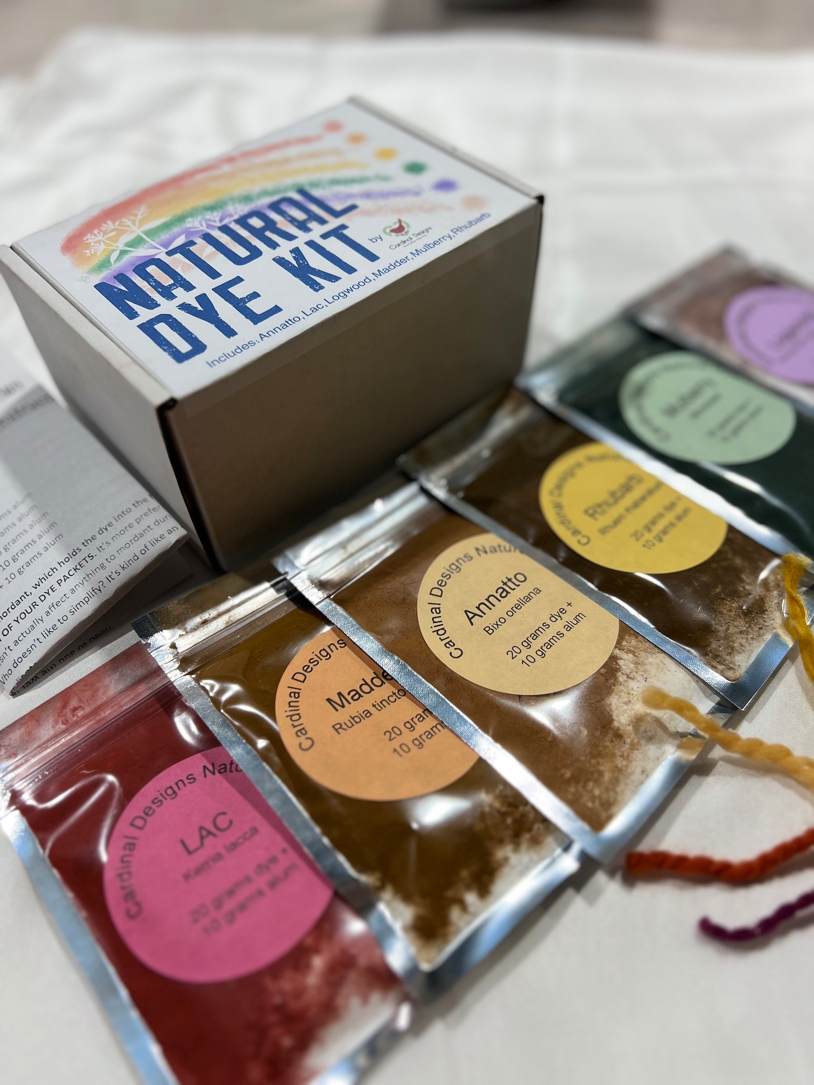 Natural Dye Kit (alum Included) - Etsy