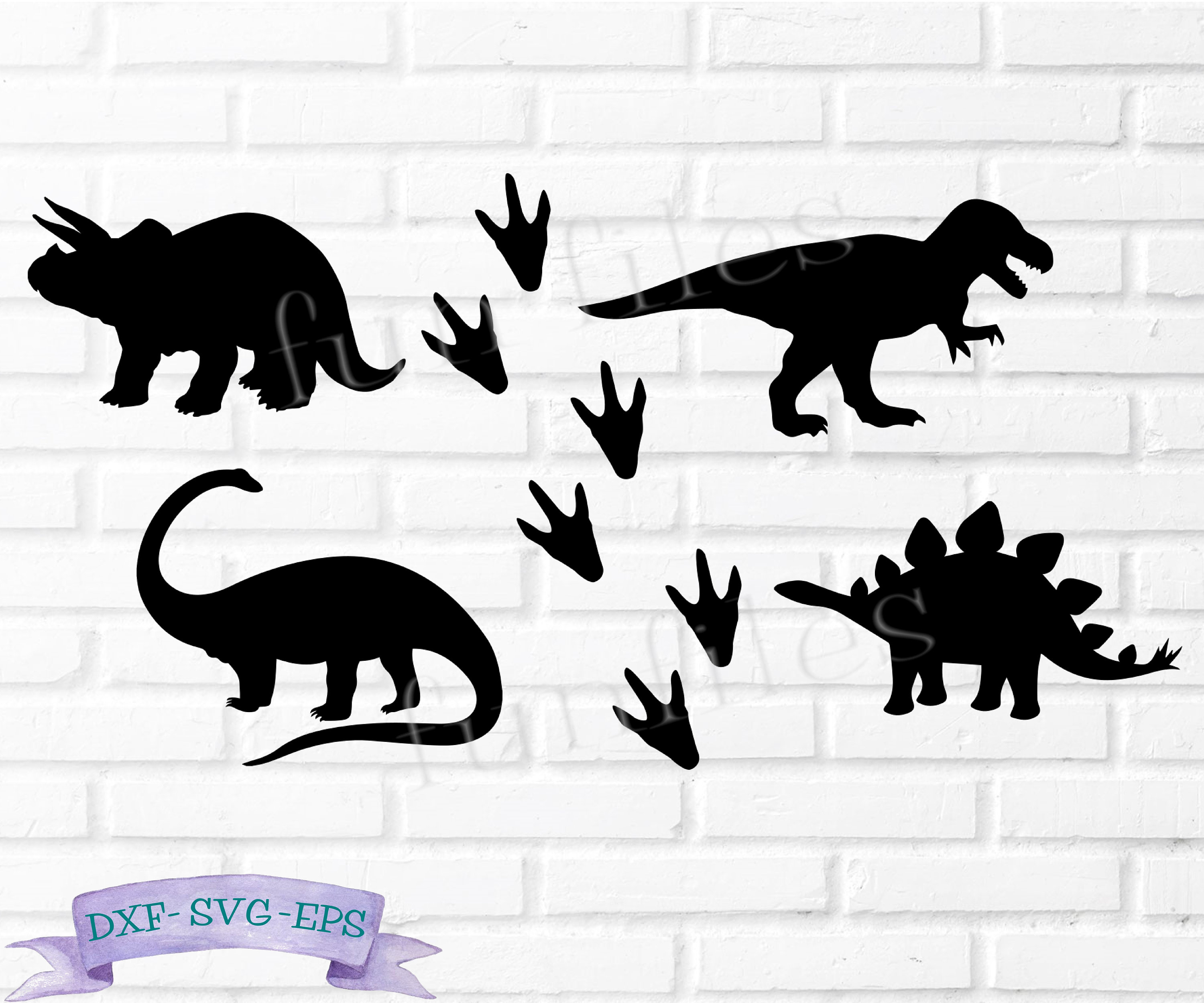 Dinosaur Svg, T-rex, Tyrannosaurus Rex, Stegosaurus, Triceratops, Dino ...