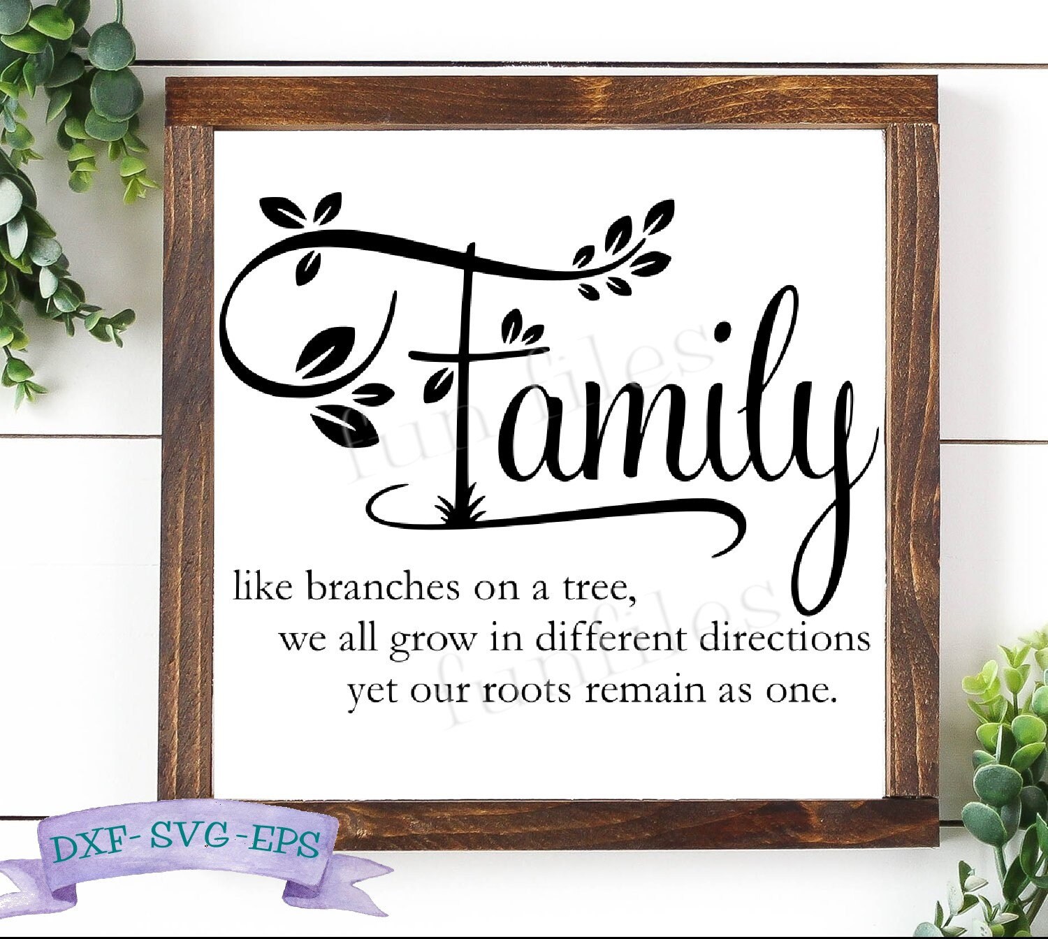 Family Like Branches on a Tree SVG PNG cut files family | Etsy