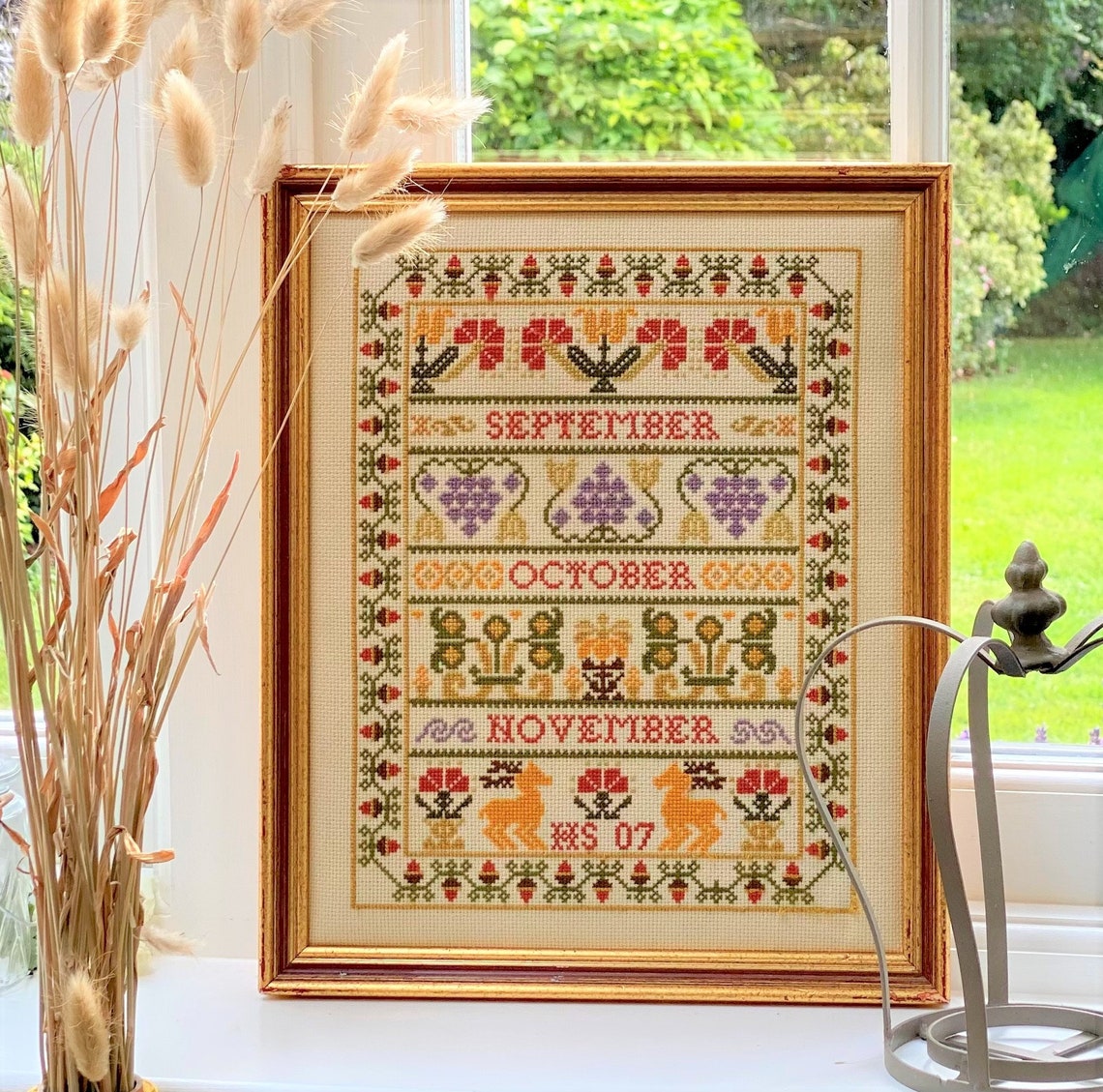 Autumn Band Cross Stitch - Etsy