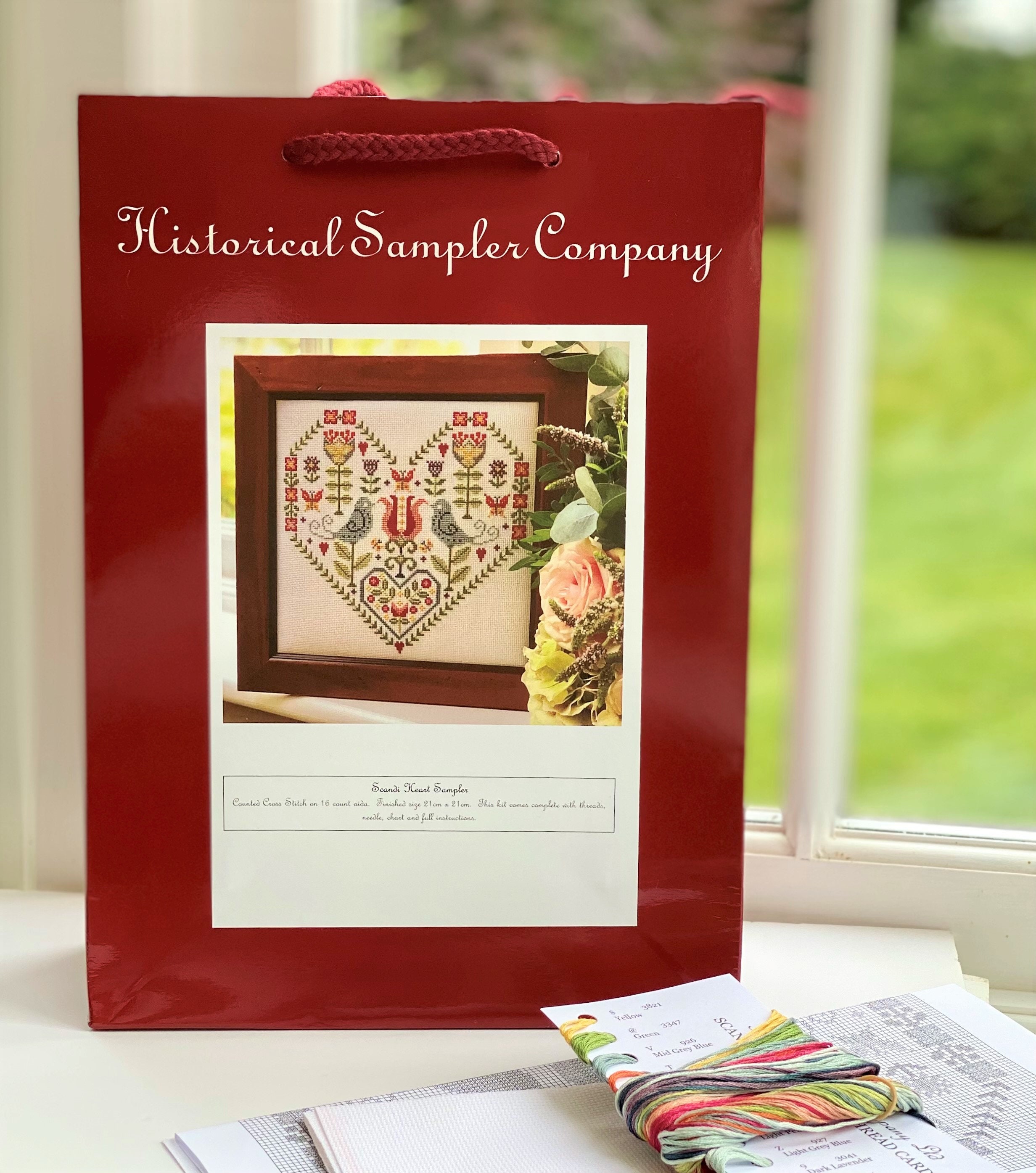Scandi Heart Cross Stitch Kit - Etsy UK