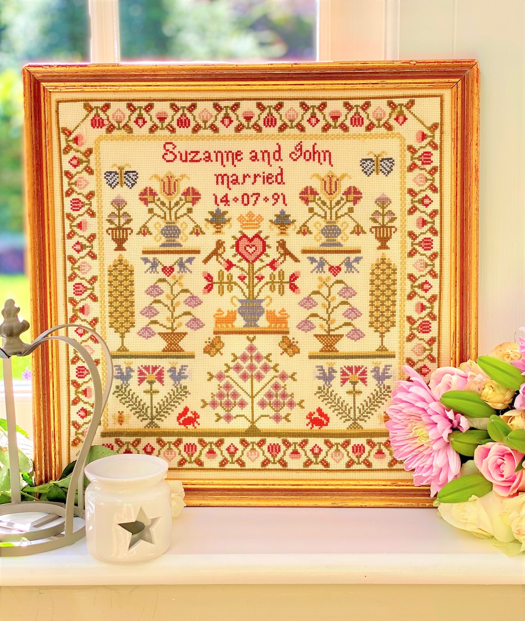 Wedding Pot Cross Stitch Kit - Etsy