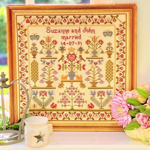 Wedding Sampler Kit for Counted Cross Stitch 7K - Etsy