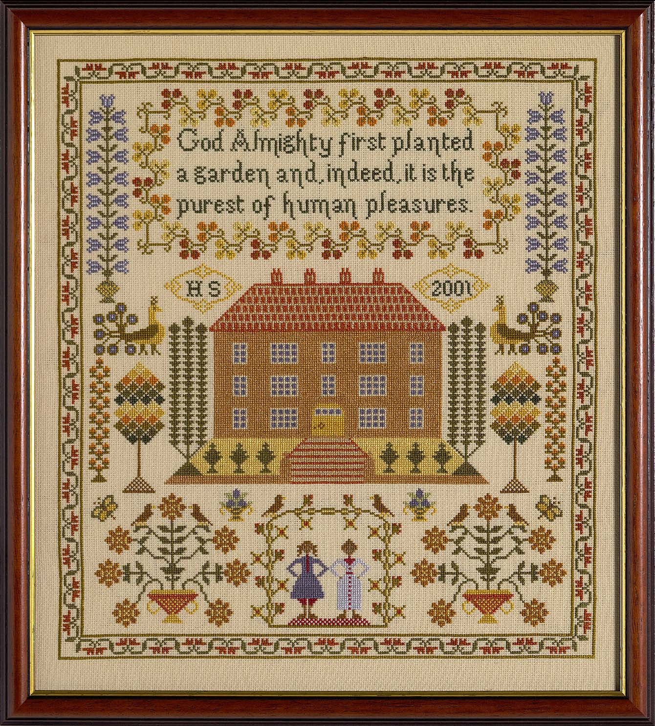 House Sampler Cross Stitch Kit | Etsy