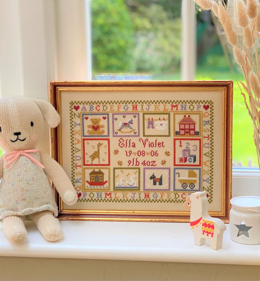 Toy Shop Birth Cross Stitch Downloadable PDF - Etsy