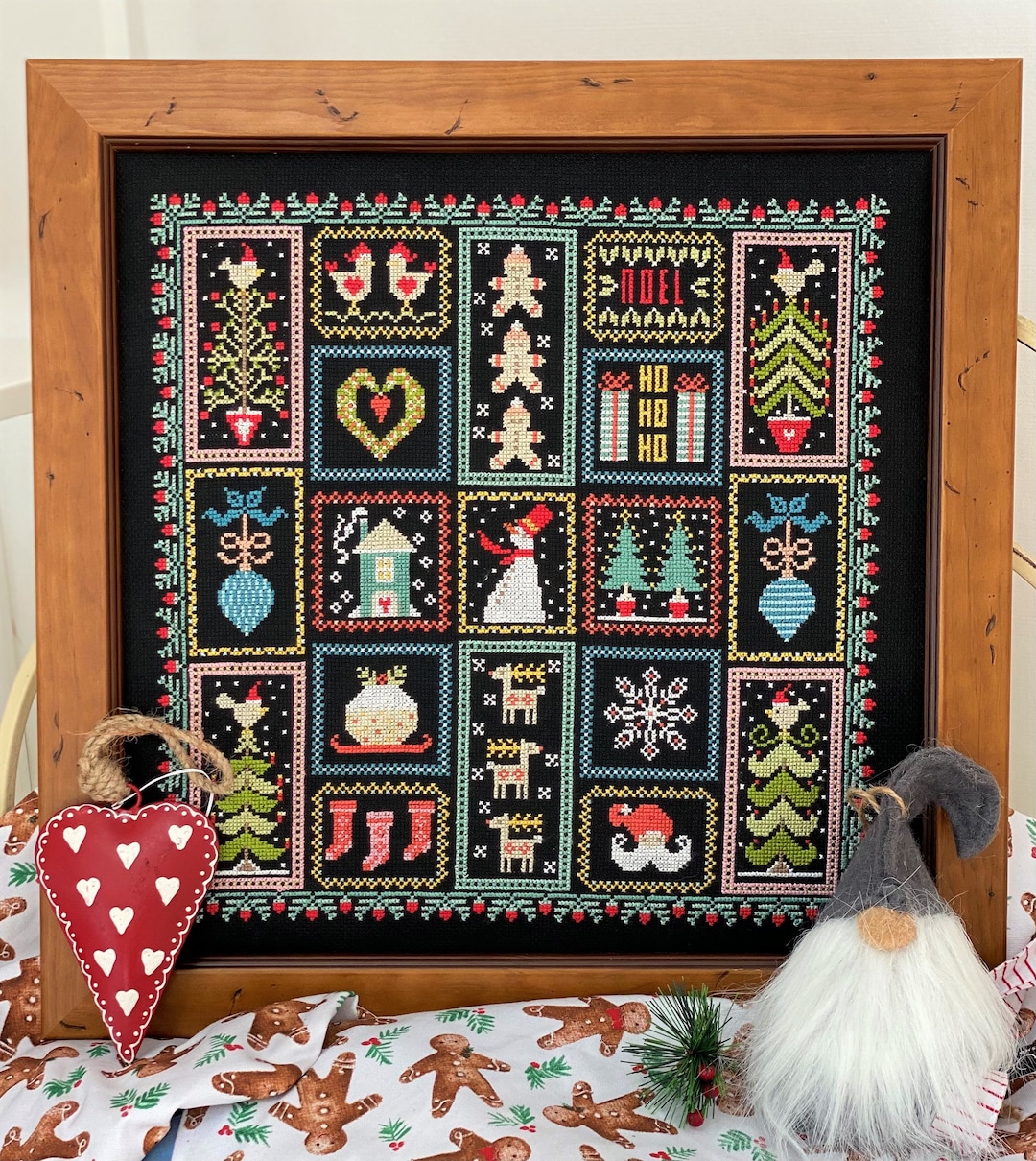 Ho Ho Ho Cross Stitch - Etsy