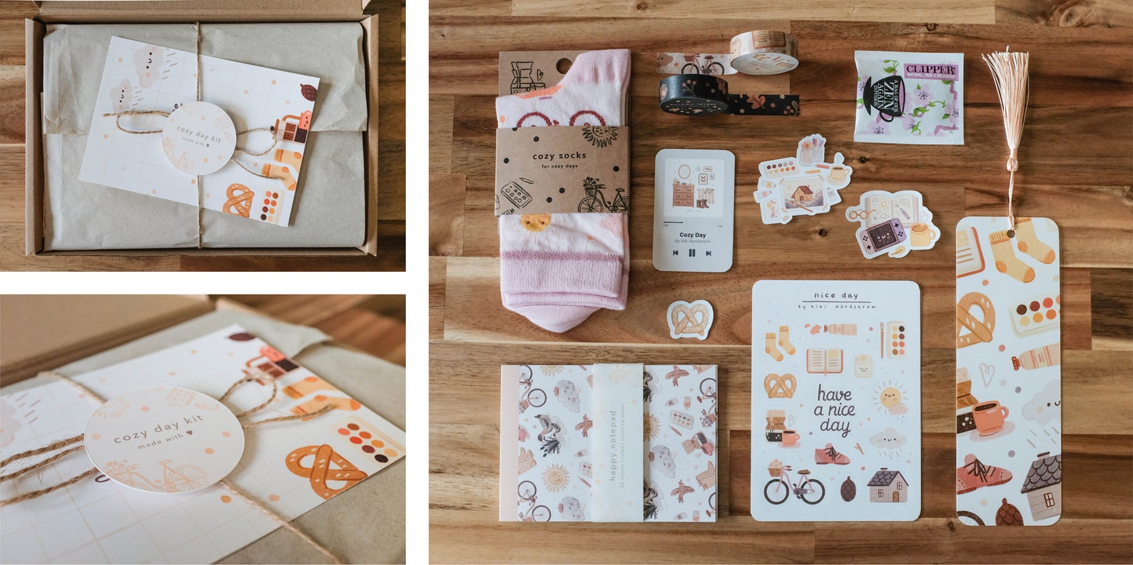 Cozy Day Kit Gift Box Hygge Self Care Gift Set Art - Etsy