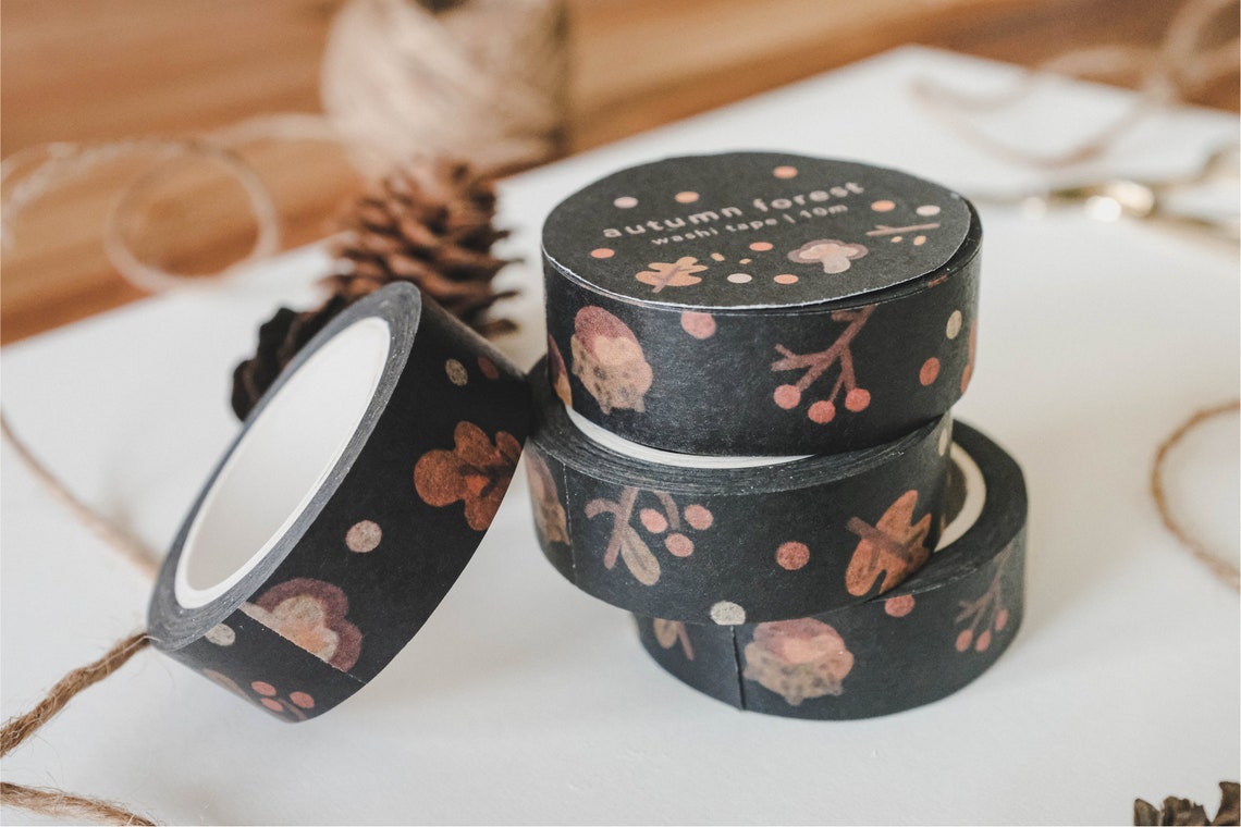 Set of 2 Cozy Autumn Washi Tapes 10m X 15mm Cute Autumn Fall - Etsy