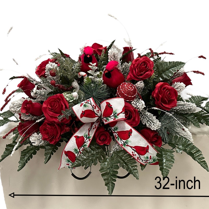 Cemetery Flower Saddles Christmas - Etsy