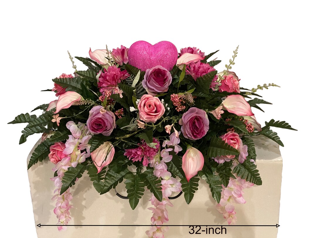 Valentine's Day, Mother's Day Cemetery Saddle Spring Cemetery Flowers ...