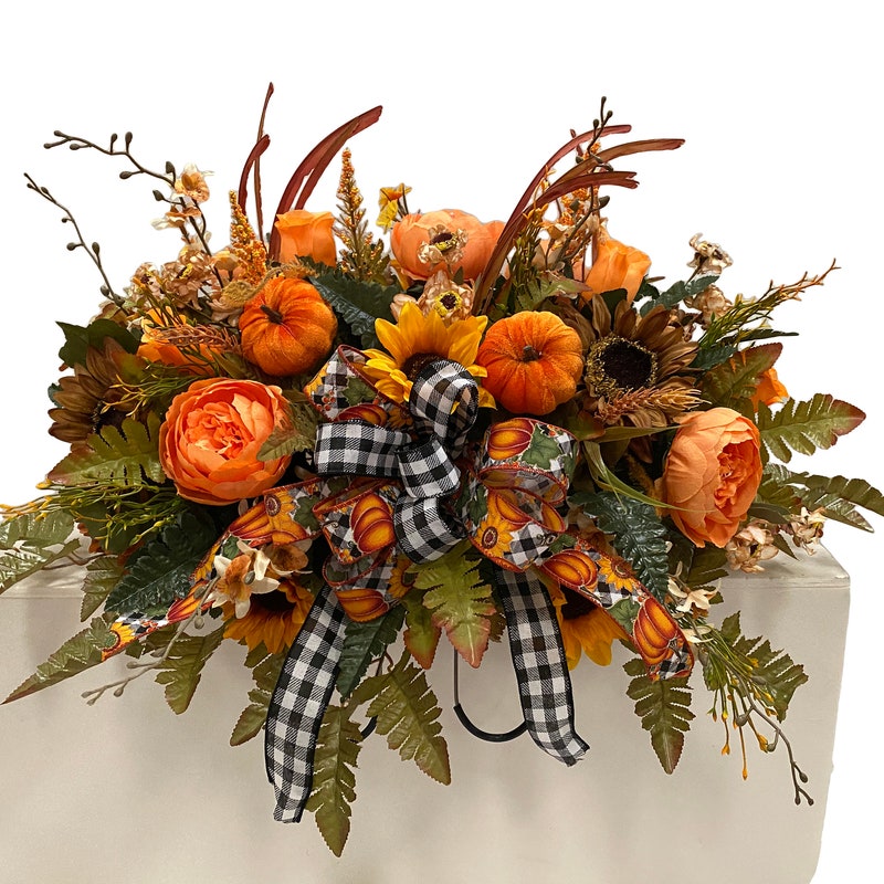 Fall Grave Flowers - Etsy