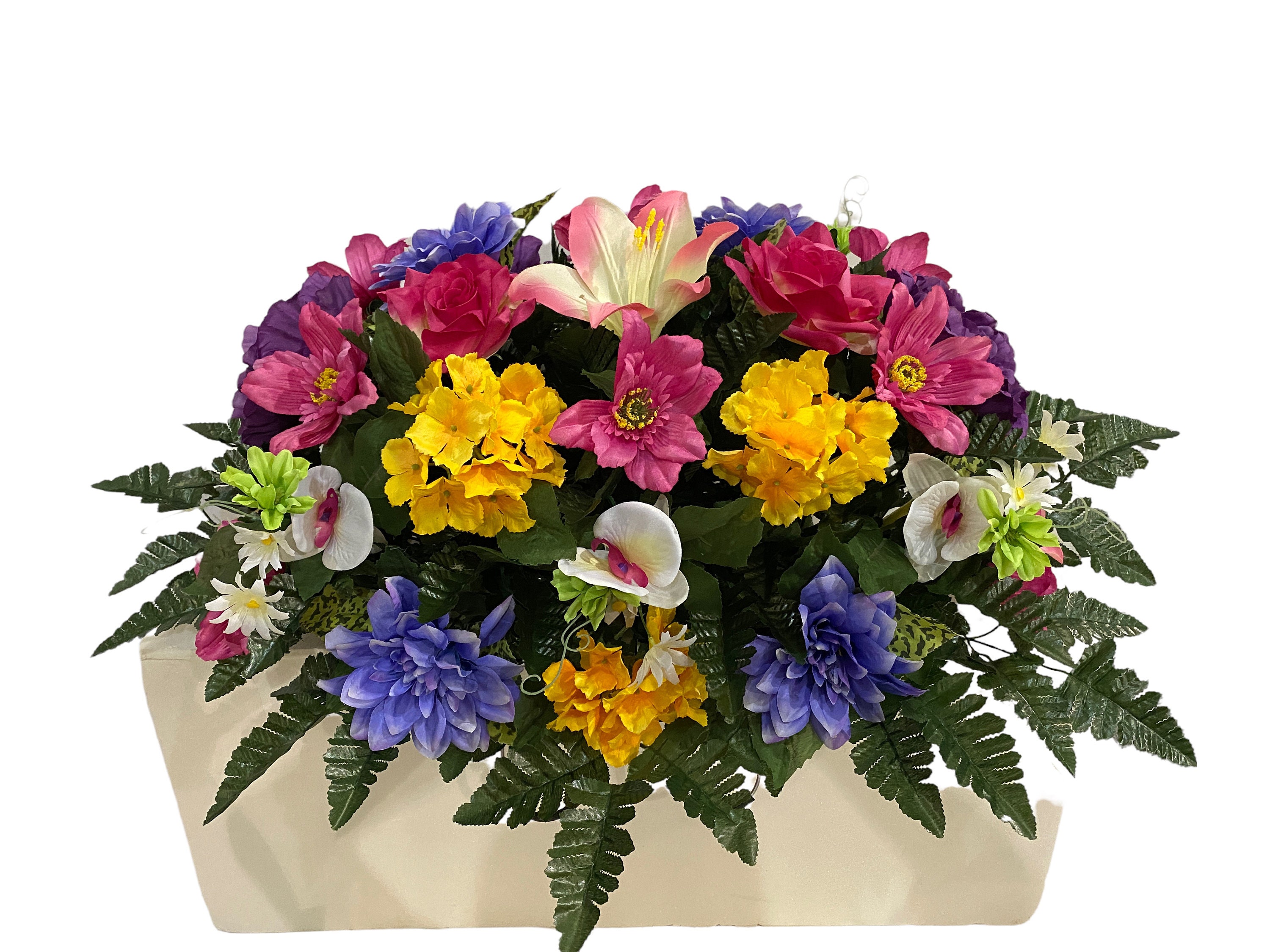 Spring Cemetery Saddle Spring Cemetery Flowers Cemetery - Etsy