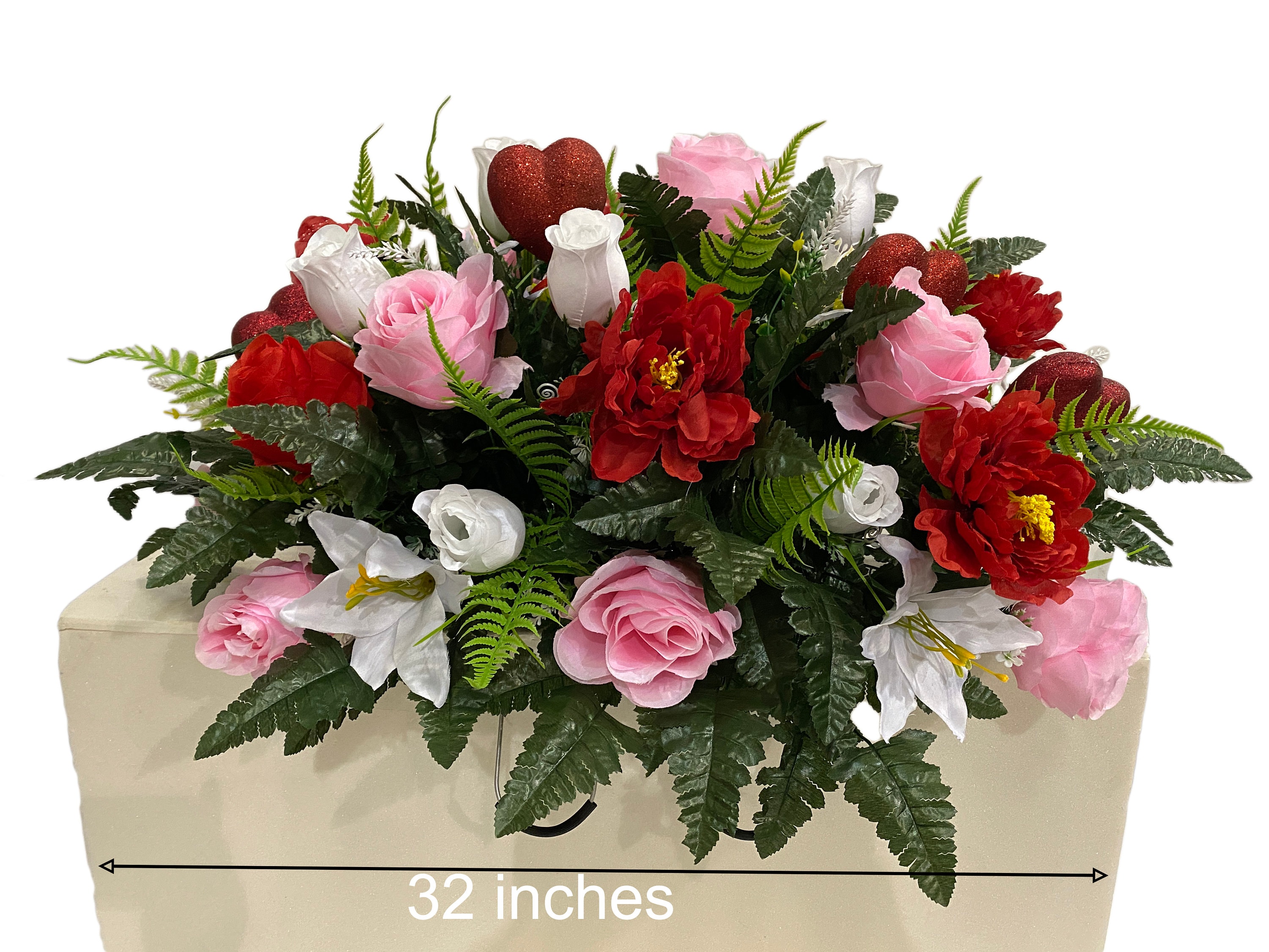 Valentine Cemetery-spring Cemetery Flowers flower for - Etsy