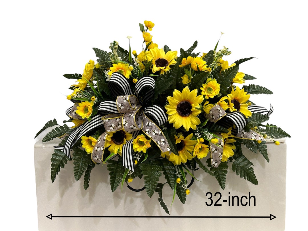 Sunflower Spring Cemetery Flowers -flower for Cemetery-grave Site ...