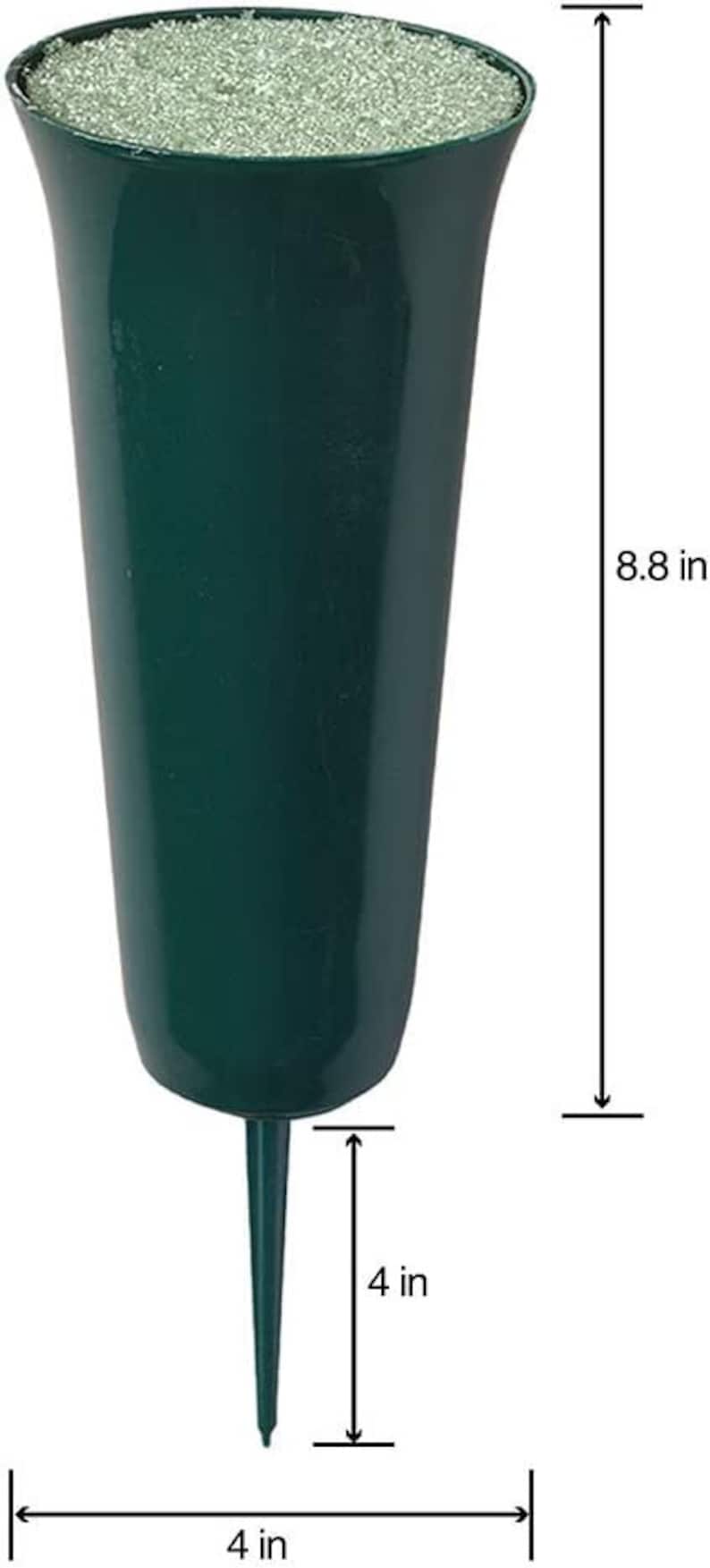 360 Degree All Around Handmade Cone Vase valentine Cemetery - Etsy