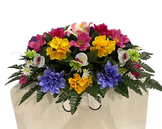 Spring Cemetery Saddle Spring Cemetery Flowers Cemetery Decoration ...