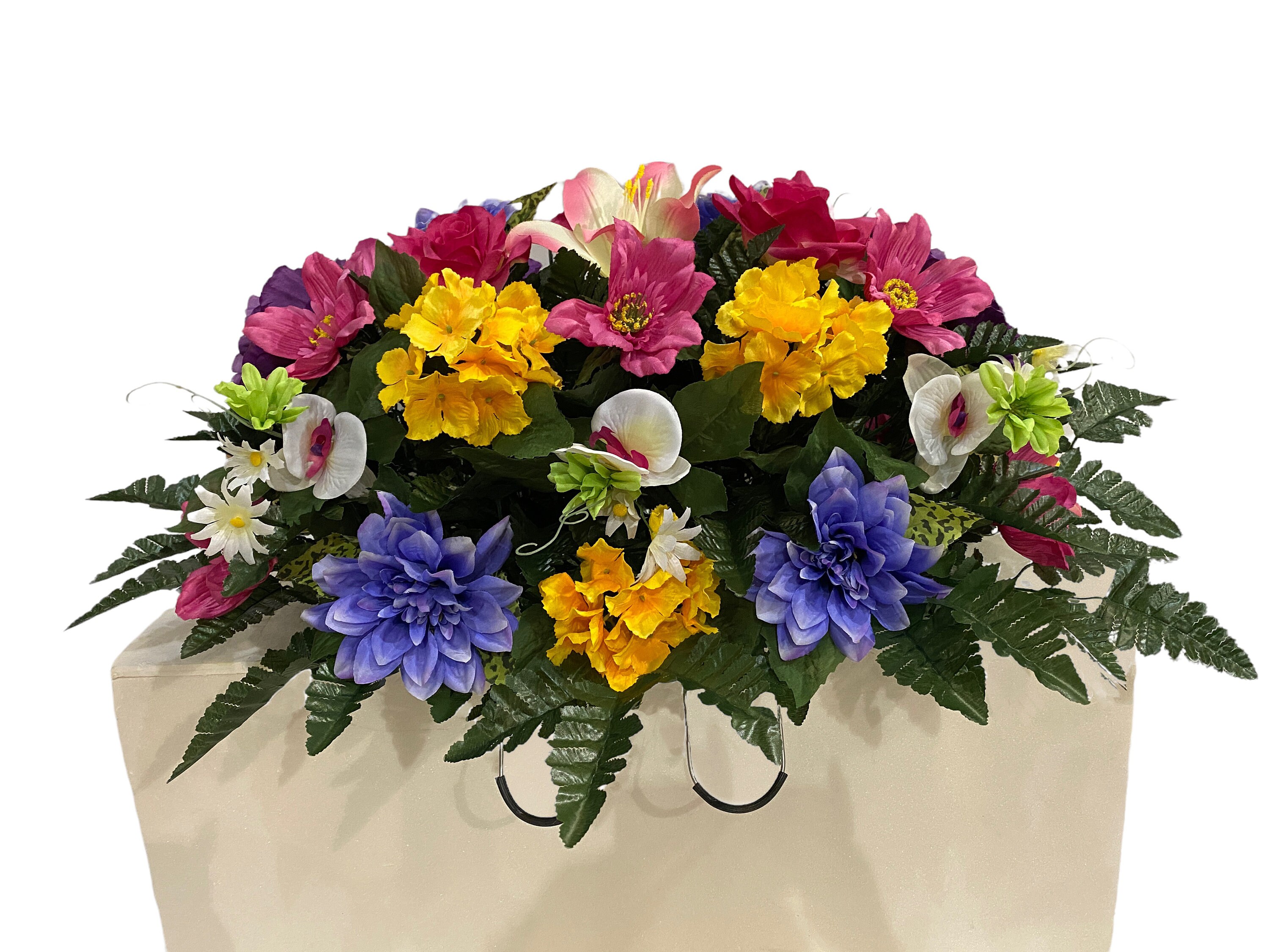 Spring Cemetery Saddle Spring Cemetery Flowers Cemetery - Etsy