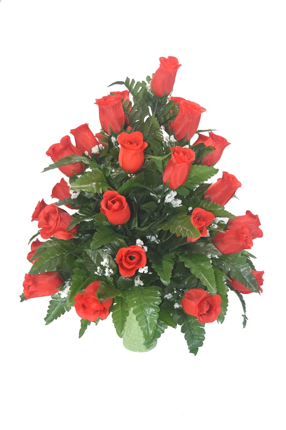 Handmade 360-degree All-around Rose Flower Cemetery | Etsy