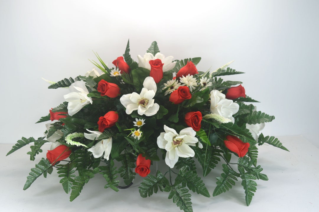 Cemetery Saddle Spring Cemetery Flowers Cemetery Decoration flower for ...