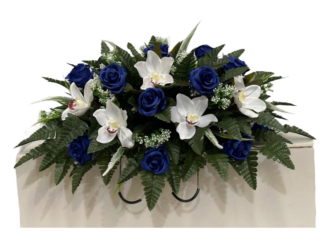 Rose and Orchid Cemetery Saddle Spring Cemetery Flowers Cemetery ...