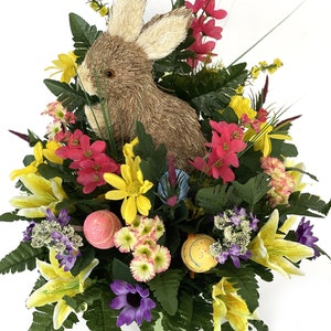 Easter Vase Flower Cemetery Flowers Spring Cemetery - Etsy