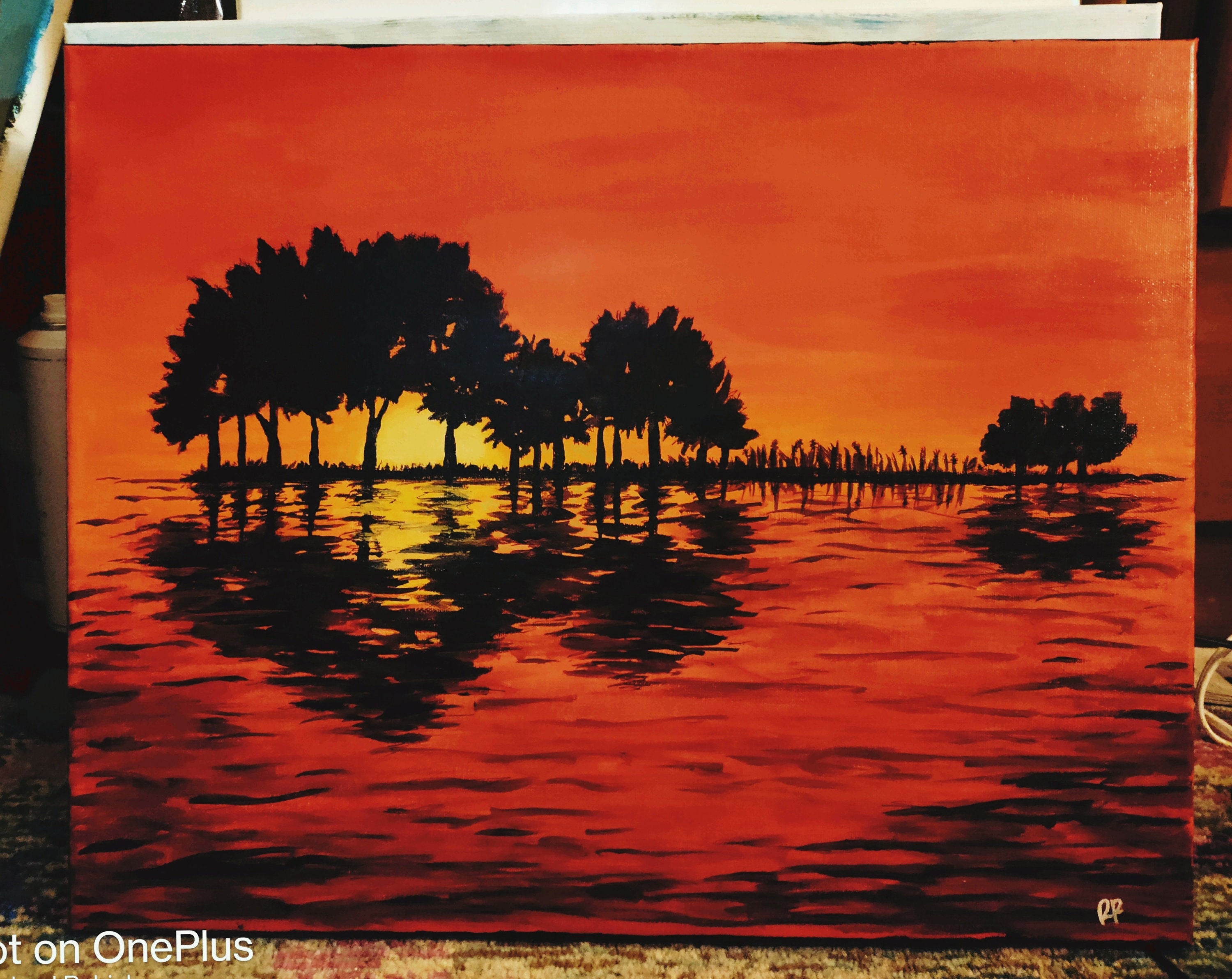Easy Sunset Painting