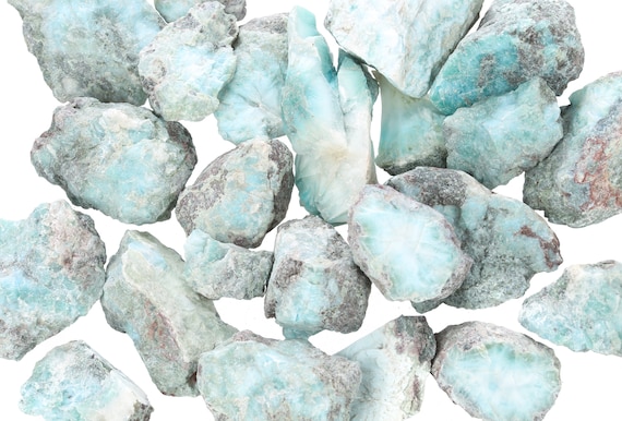 Medium Raw Larimar Pieces Rough Larimar Genuine Larimar | Etsy