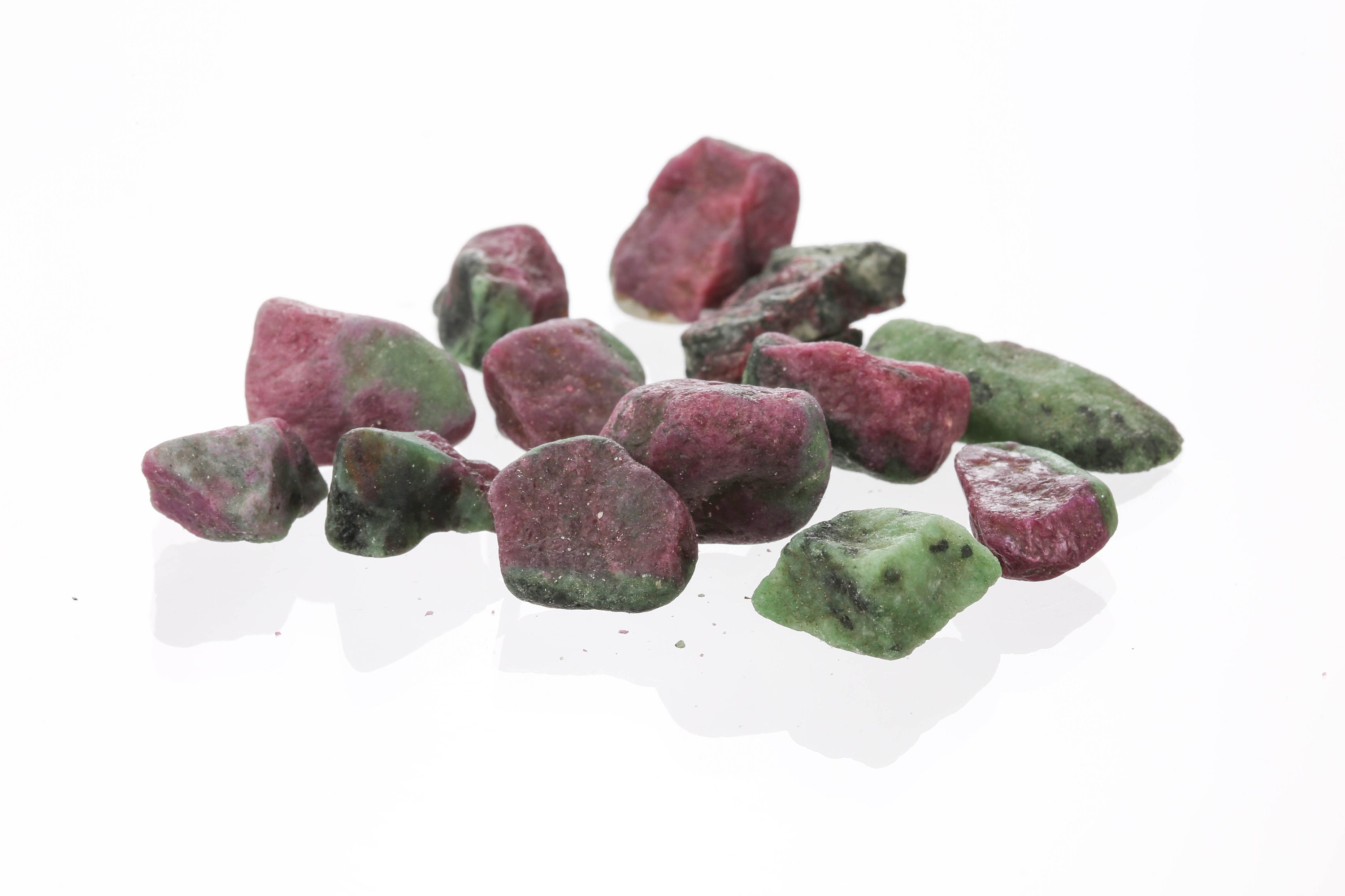 Large Raw Ruby Zoisite Pieces, Rough Ruby Zoisite, Anyolite, Genuine ...