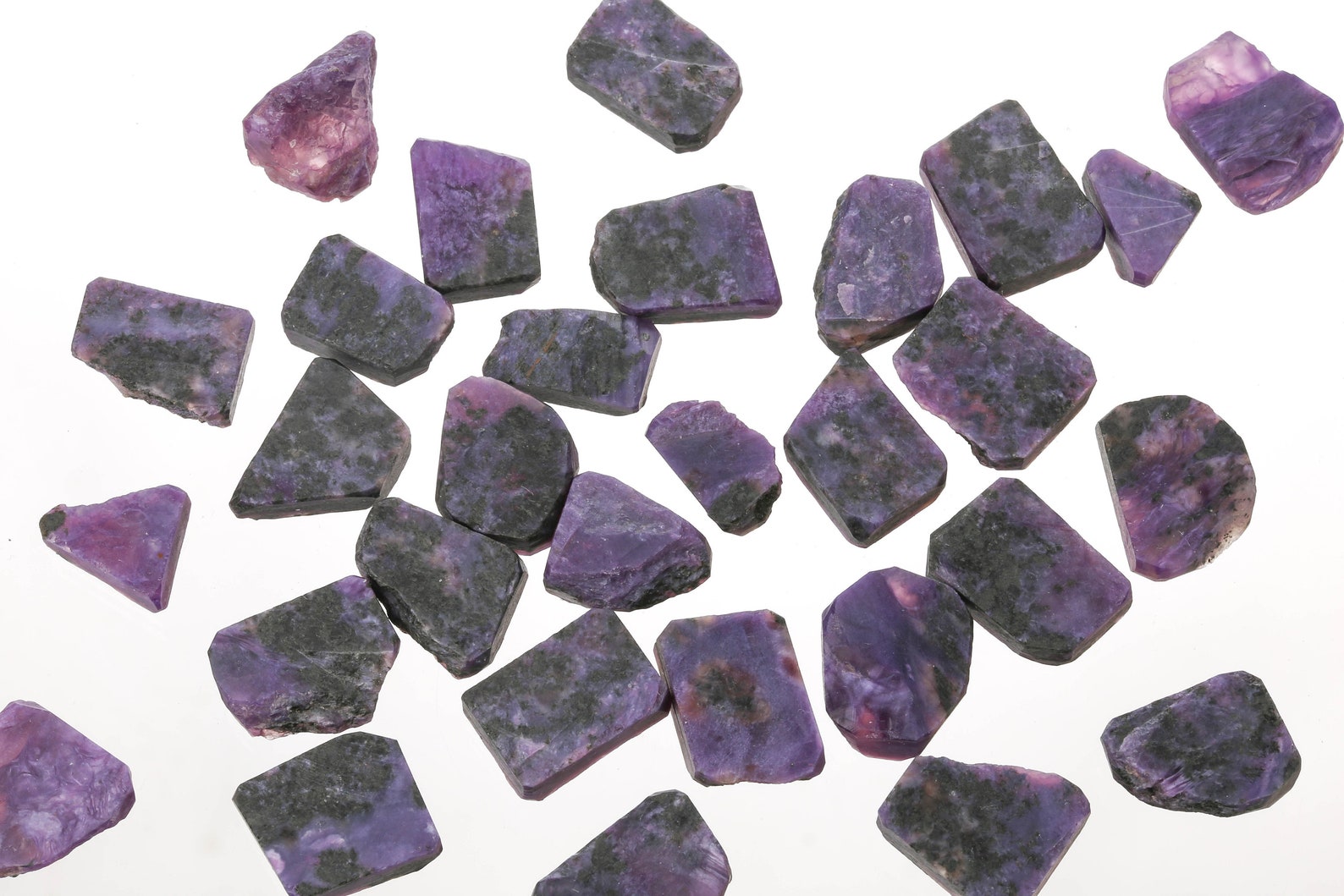 Medium Raw Charoite Pieces Rough Charoite Genuine Charoite | Etsy