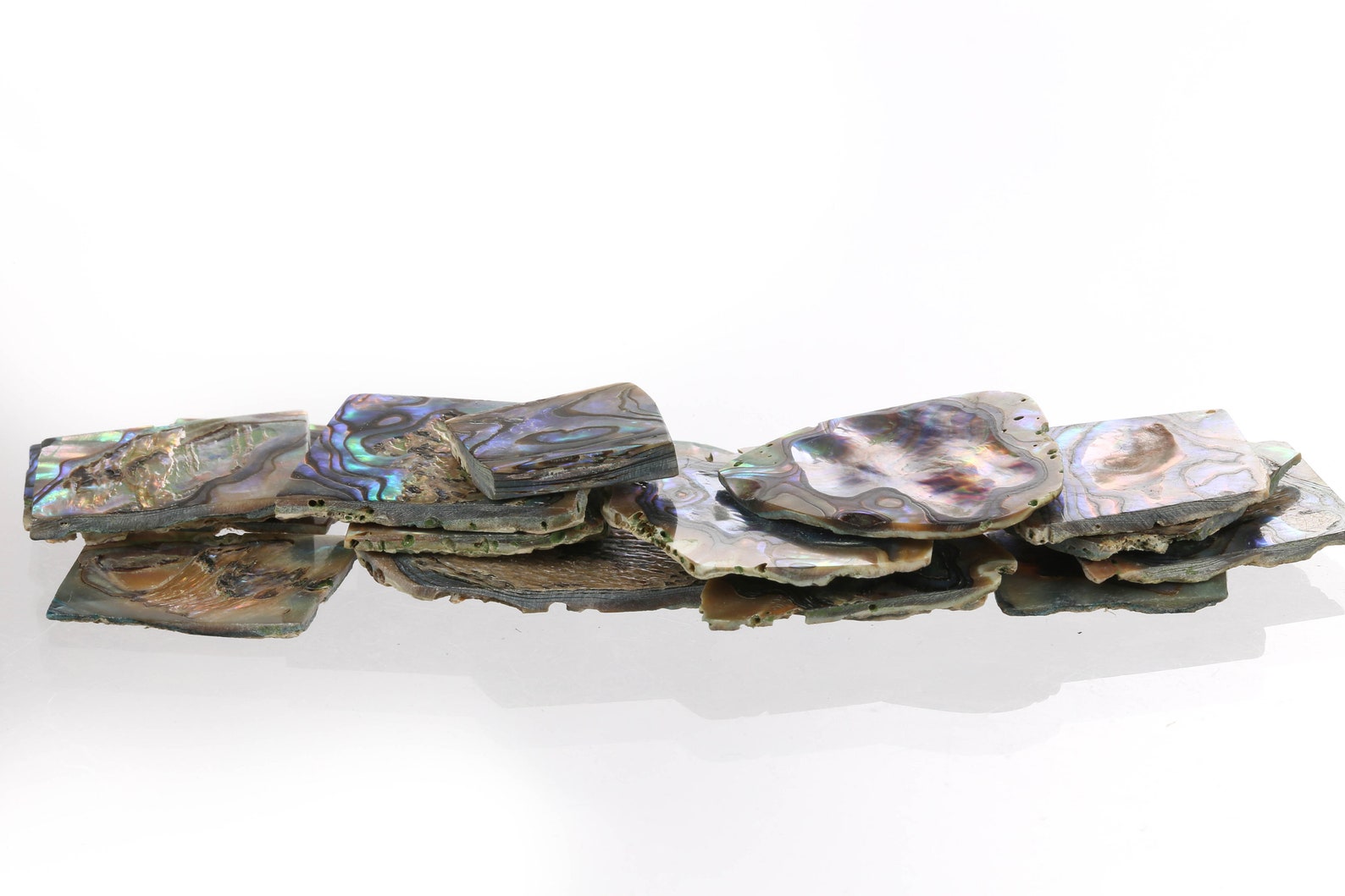 Abalone Shell Slices Raw Abalone Crystal Abalone Crystal - Etsy UK