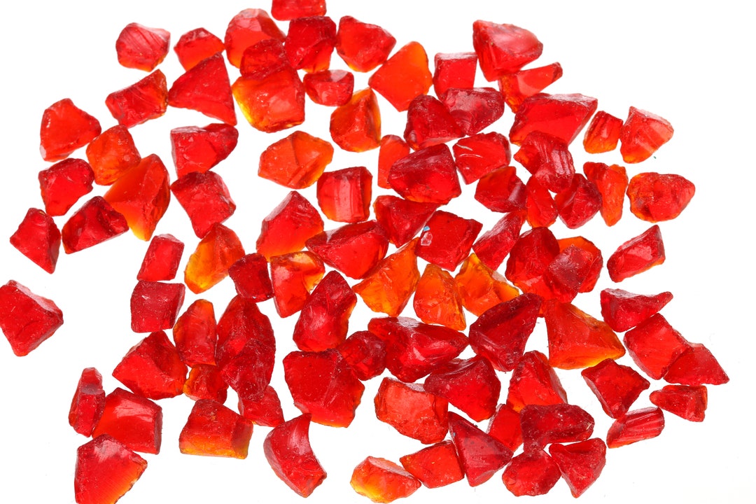 Tiny Raw Ruby Colored Quartz Pieces, Rough Ruby Quartz, Genuine Uncut ...