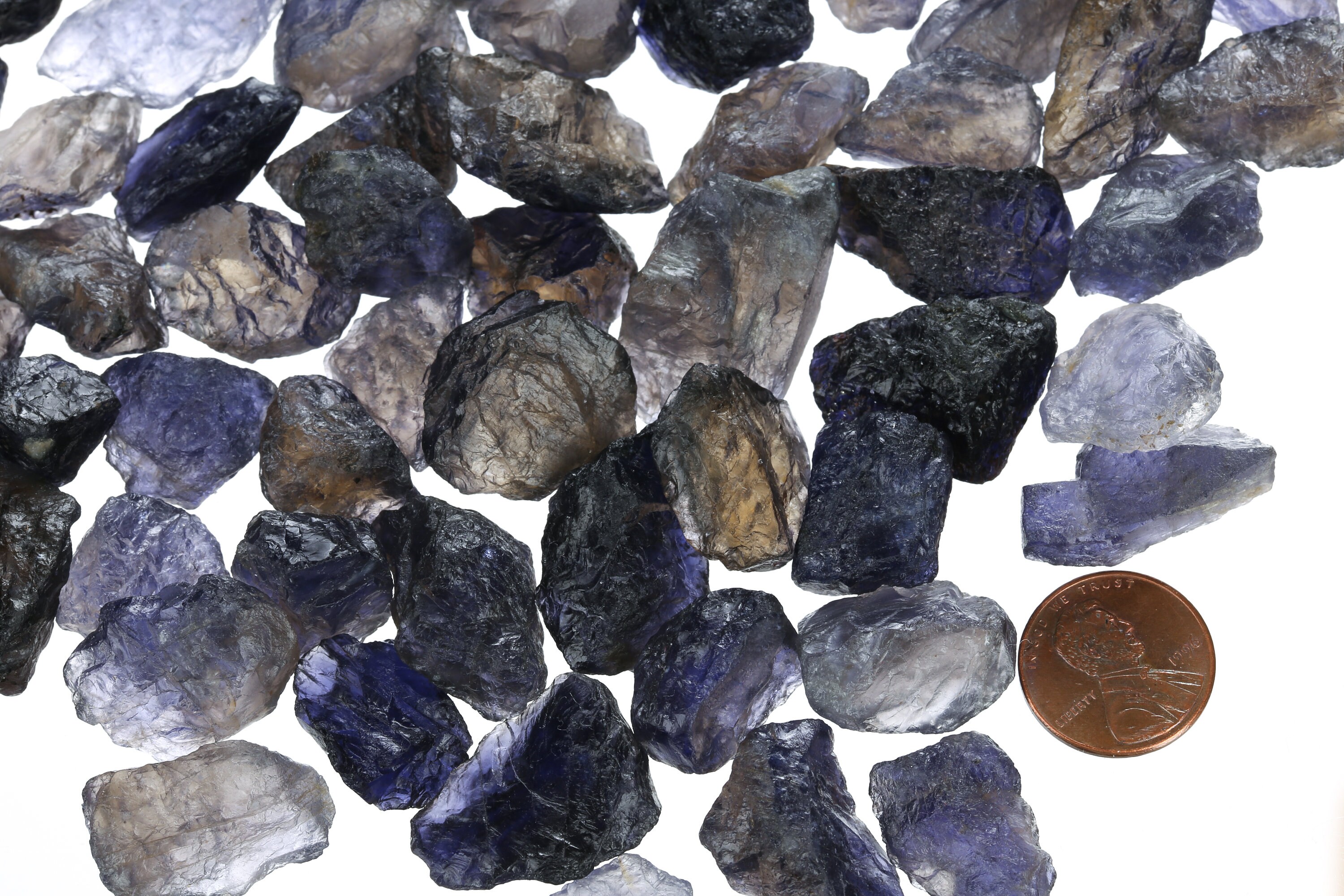 Large Raw Iolite Pieces Rough Iolite Genuine Iolite Crystal | Etsy