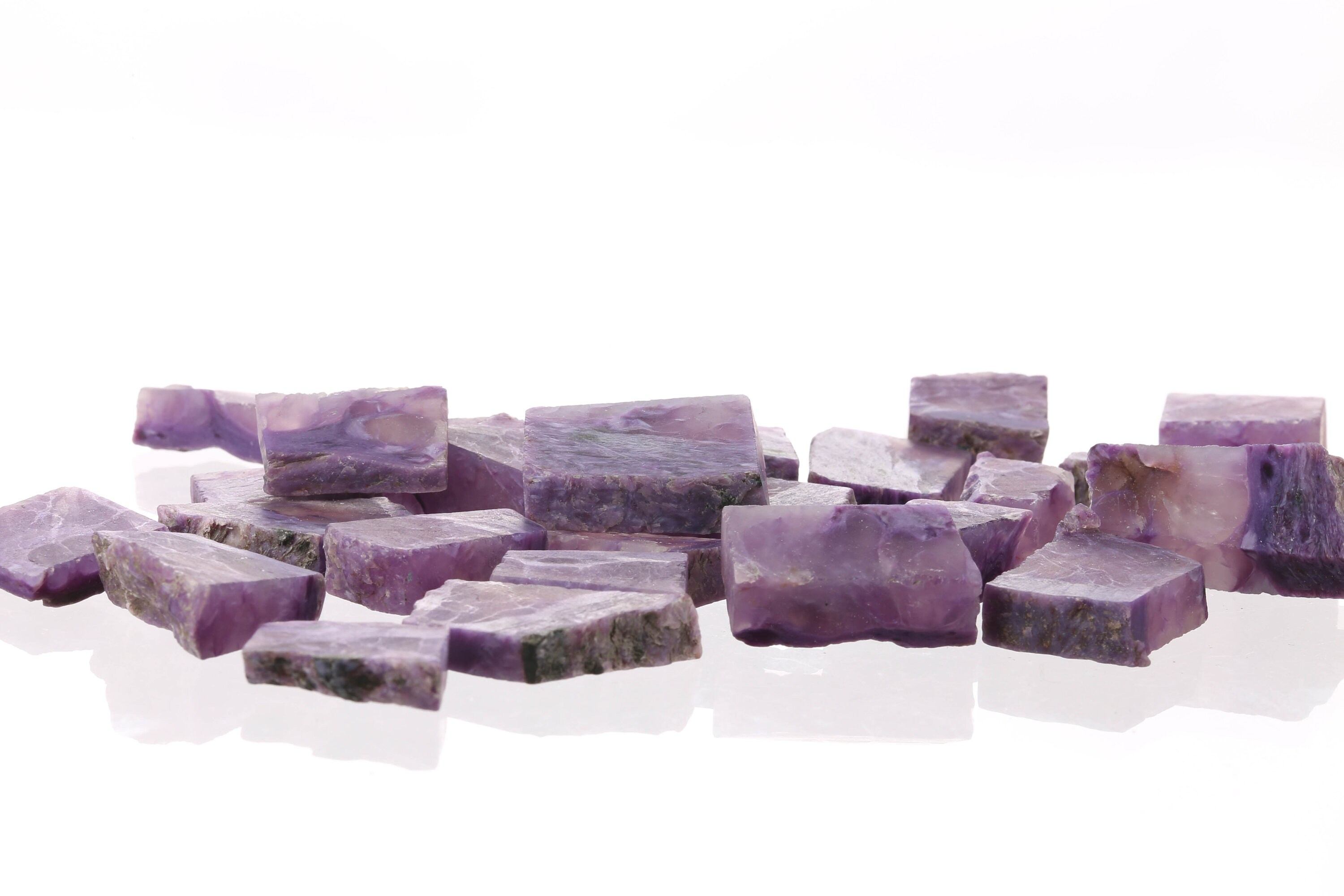 Raw Charoite Pieces Rough Charoite Genuine Charoite Crystal | Etsy