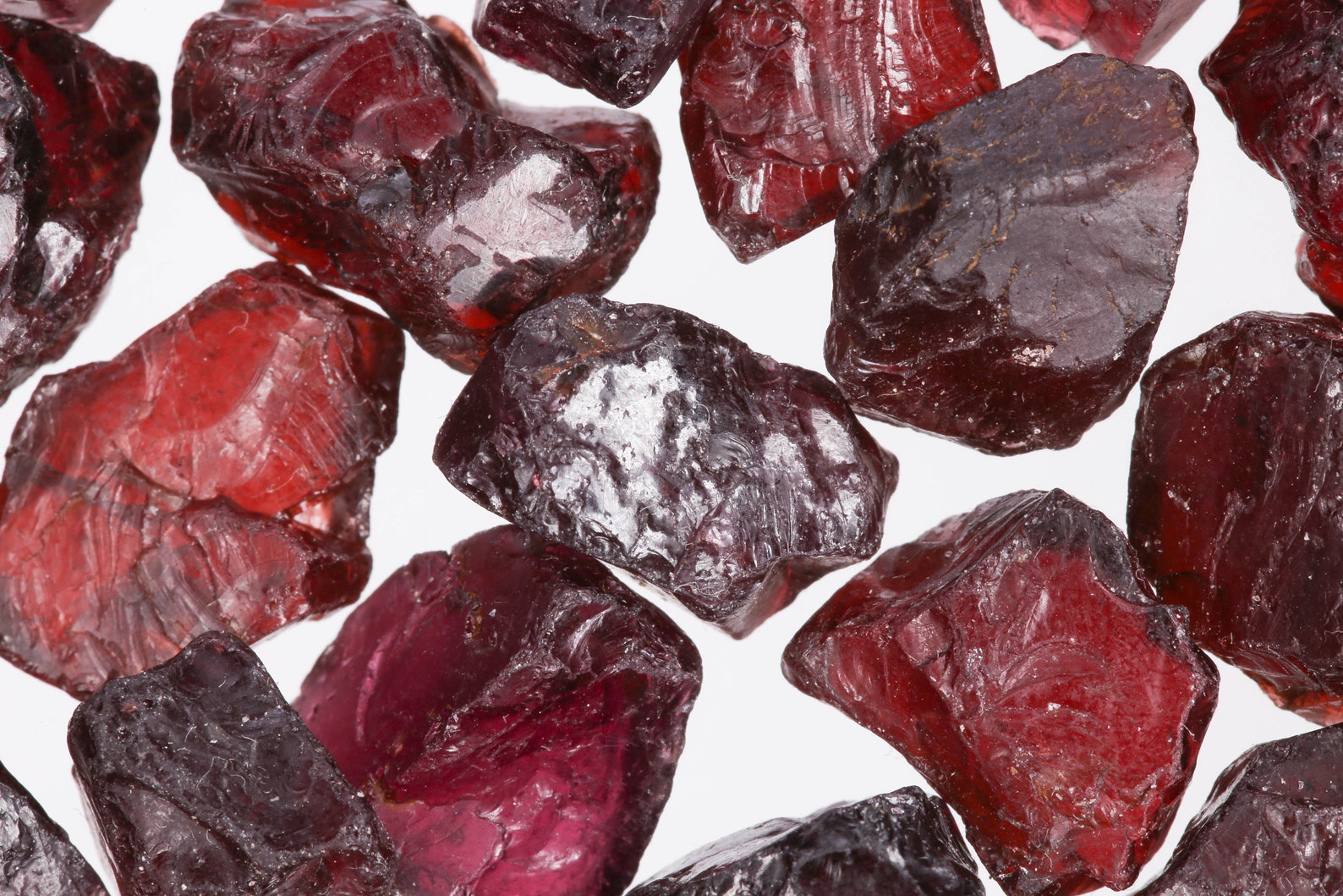 Rough Garnet Pieces Raw Garnet Genuine Uncut Garnet Crystal Etsy