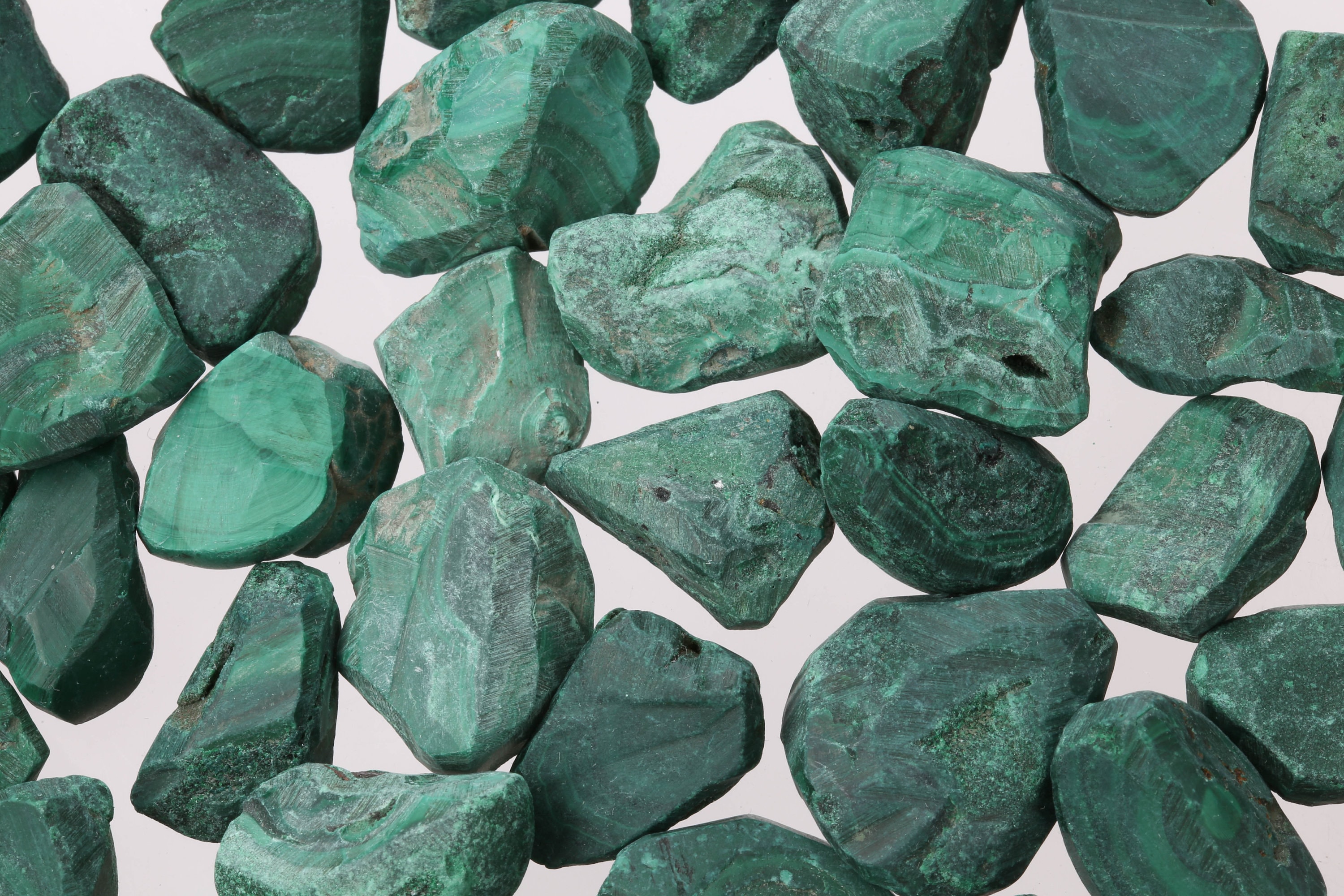 Raw Malachite Pieces, Rough Malachite, Genuine Malachite Crystal ...