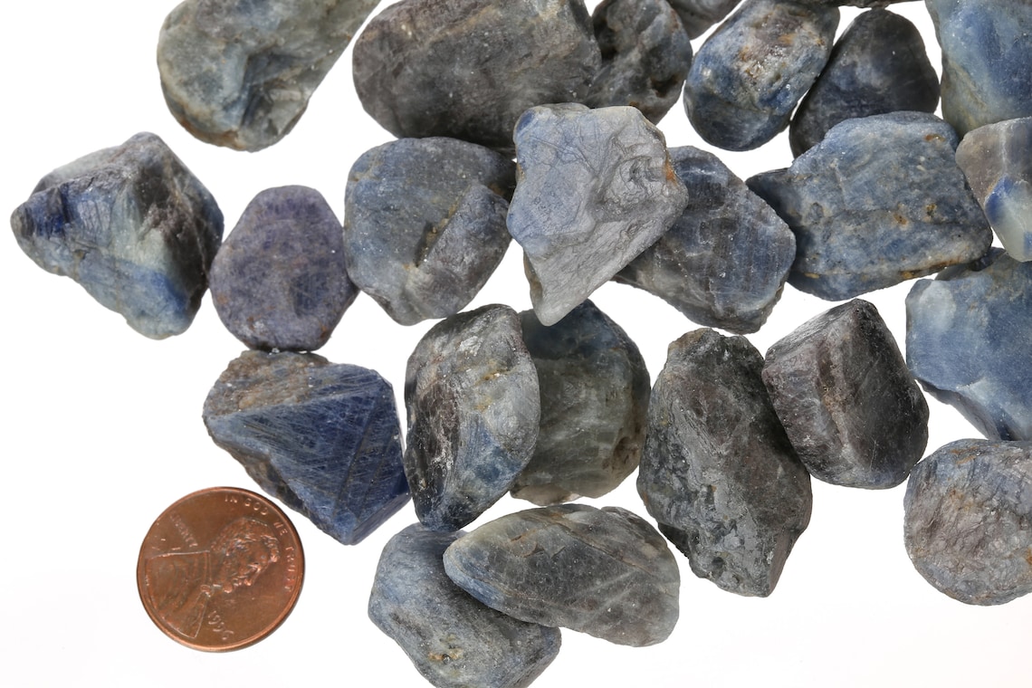 Rough Sapphire Pieces Raw Sapphire Genuine Uncut Sapphire | Etsy