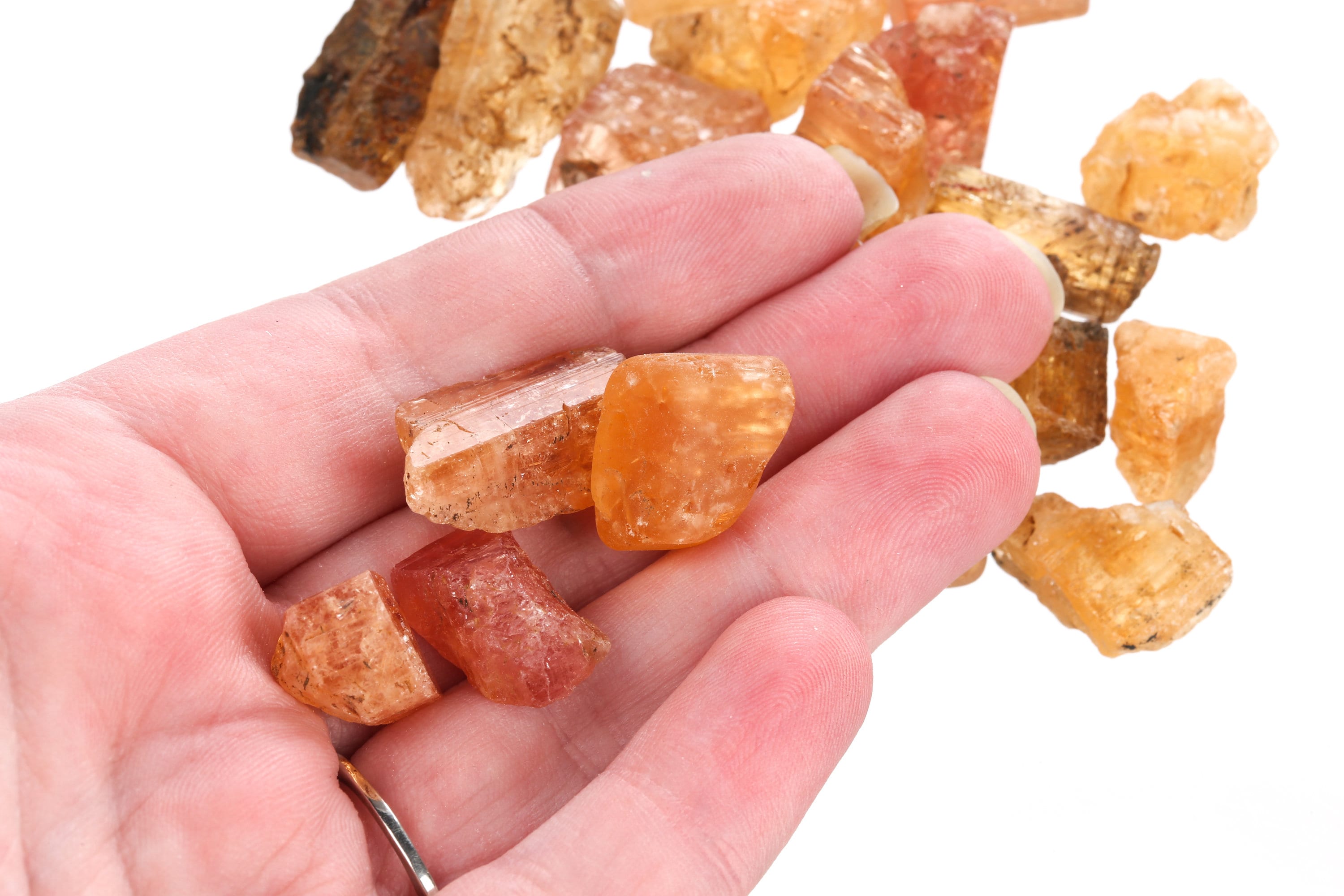 Raw Imperial Topaz Pieces Brazilian Rough Topaz Uncut Topaz | Etsy