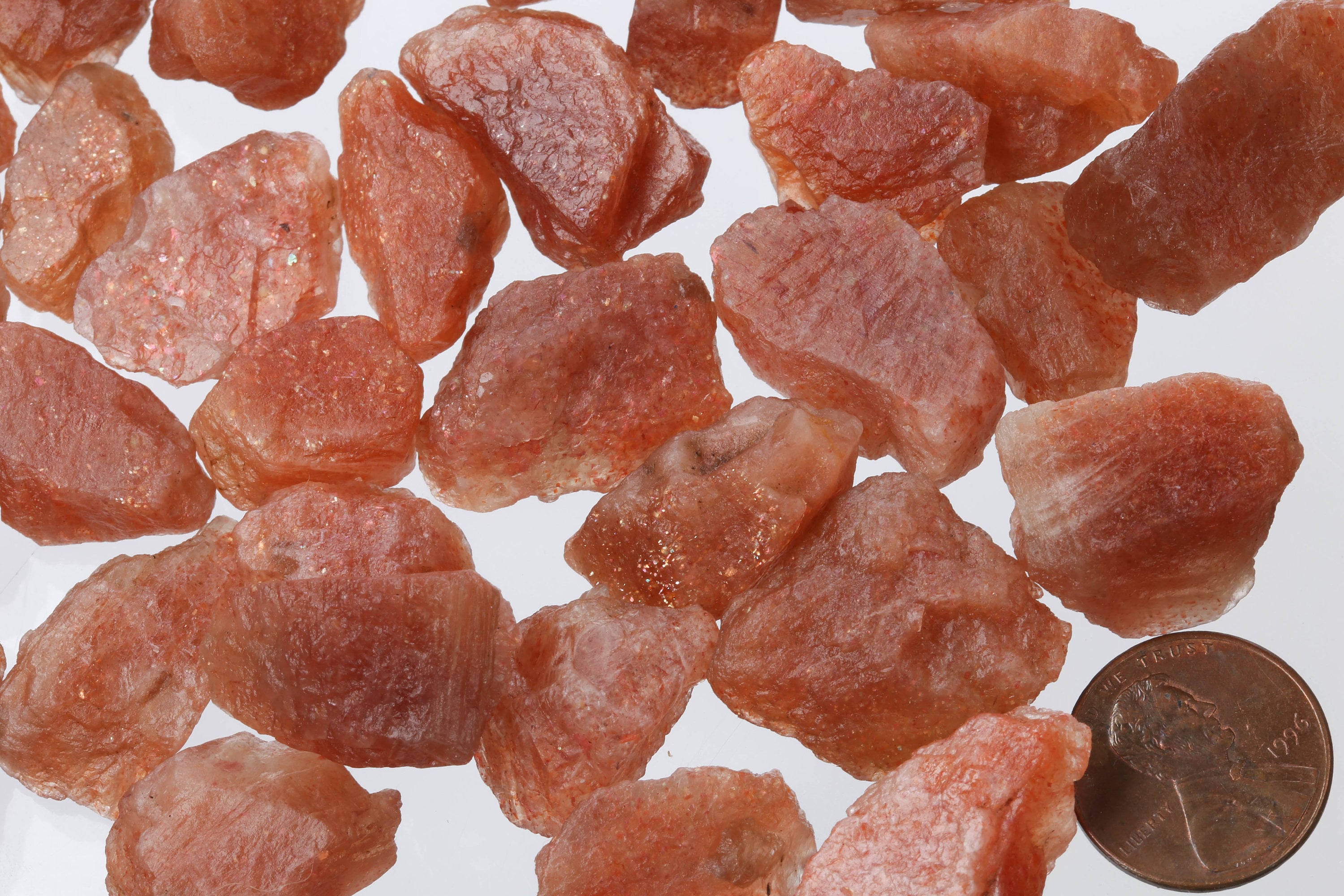 Raw Sunstone Pieces Rough Sunstone Genuine Sunstone Crystal - Etsy