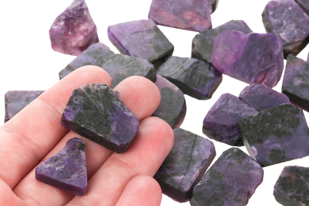 Medium Raw Charoite Pieces, Rough Charoite, Genuine Charoite Crystal ...