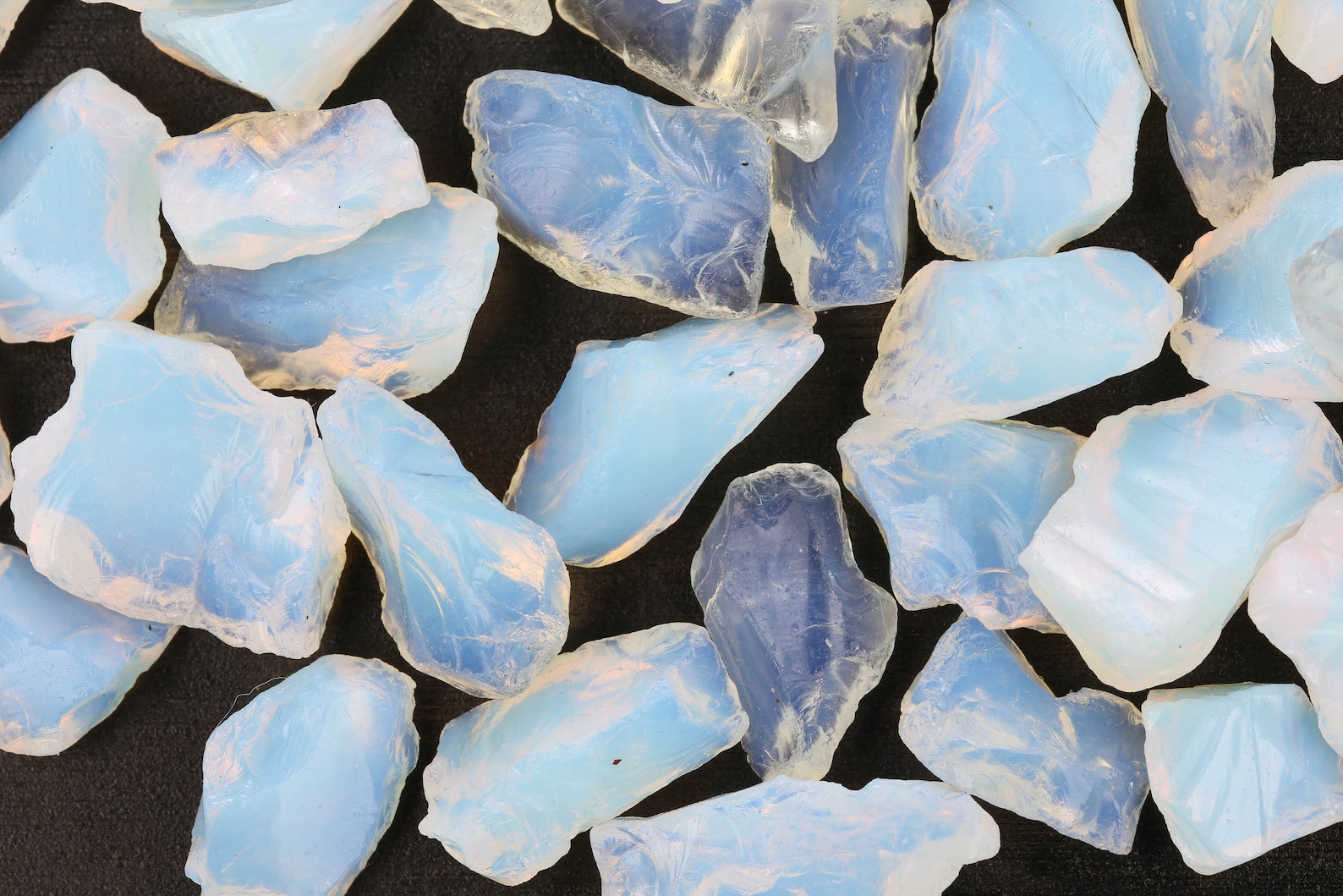 Medium Raw Opalite, Rough Opalite Crystal, Raw Crystals, Rough Gemstones Bulk, Lavender and Blue ...