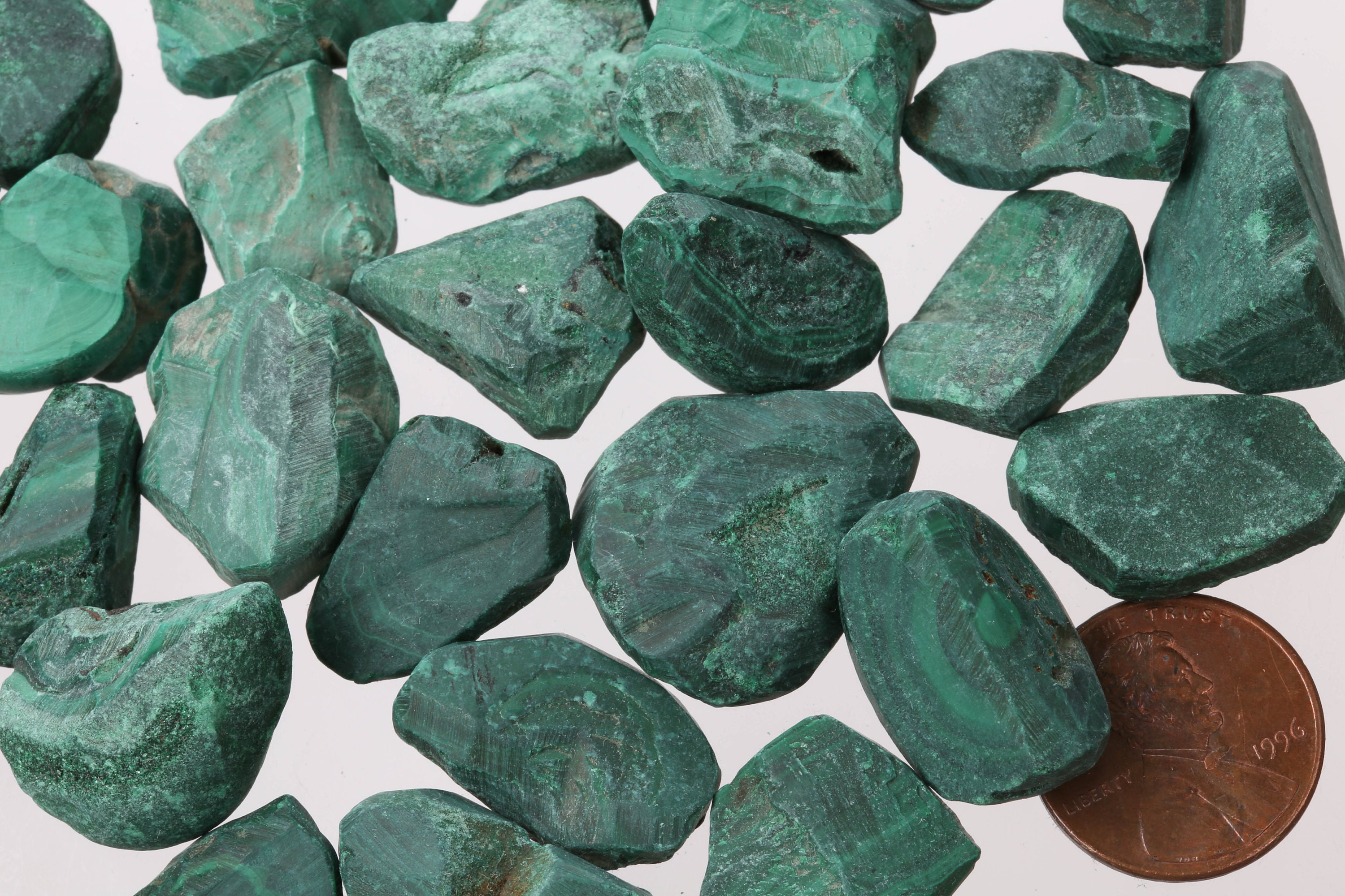 Raw Malachite Pieces, Rough Malachite, Genuine Malachite Crystal ...