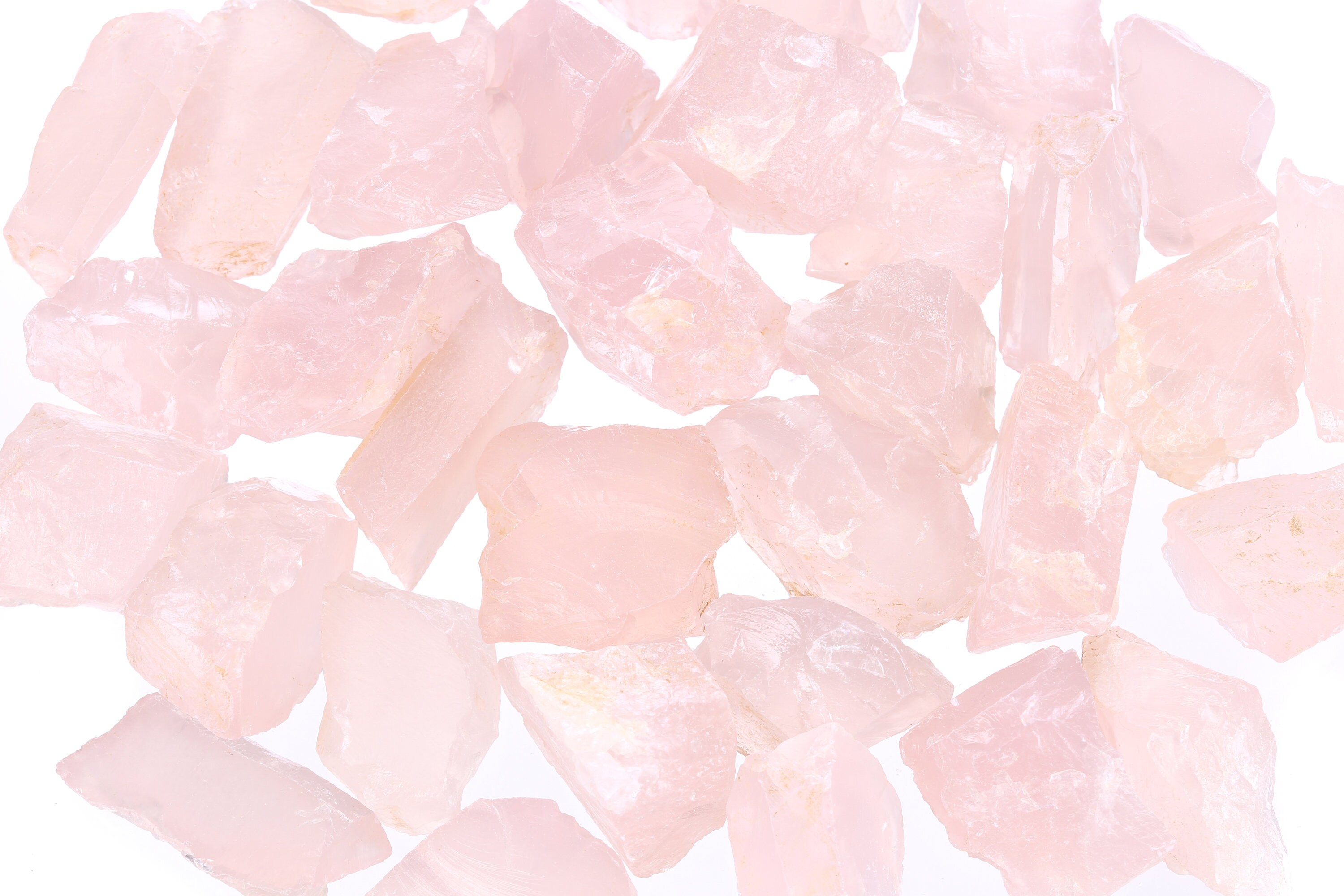 Raw Pink Moonstone Pieces Rough Pink Moonstone June | Etsy