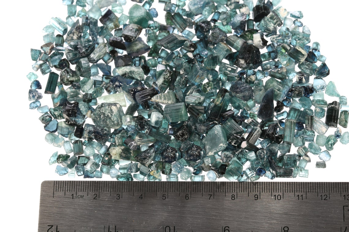 Small Blue Tourmaline Pieces Raw Blue Tourmaline Rough Blue | Etsy