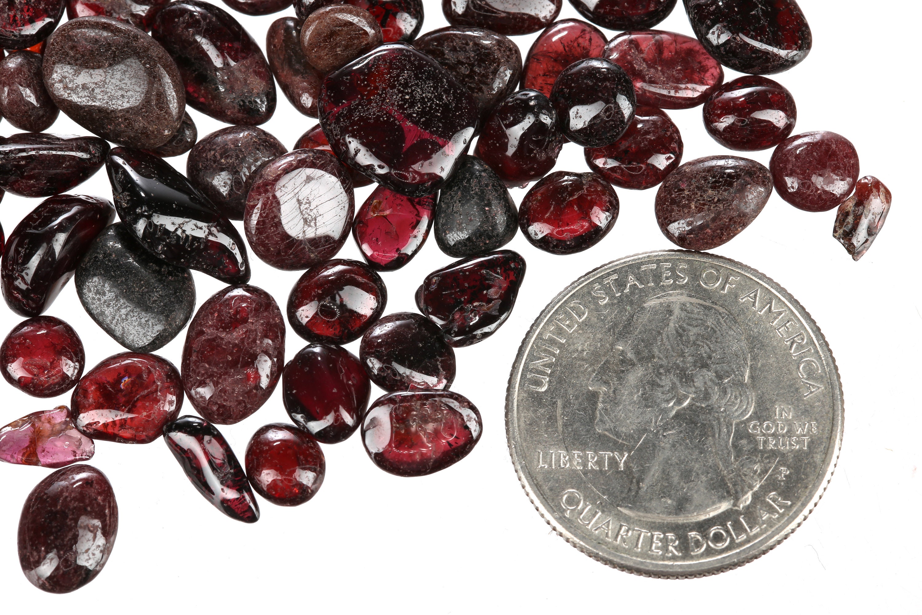 Tumbled Garnet Pieces Raw garnet Genuine Uncut Garnet | Etsy