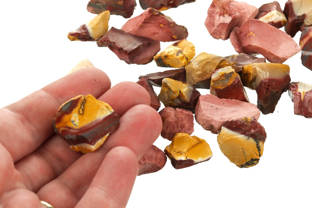Raw Mookaite Pieces, Rough Mookaite, Genuine Mookaite Crystal, Healing ...