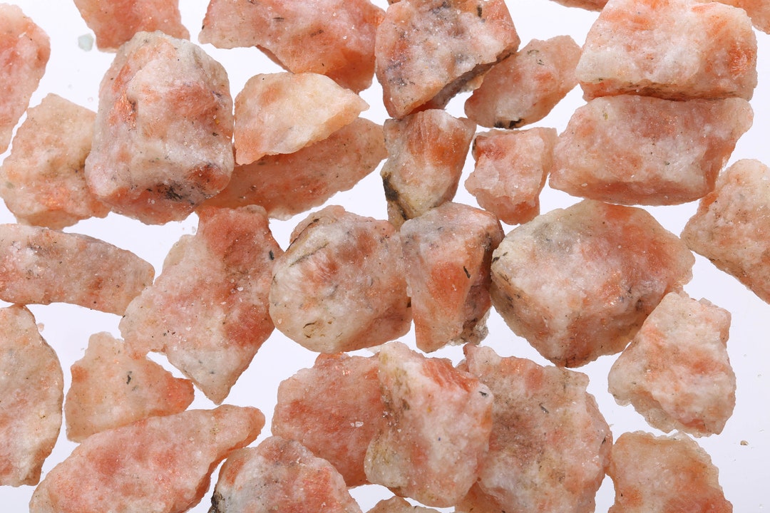 Raw Sunstone Pieces, Rough Sunstone, Genuine Sunstone Crystal, Healing ...