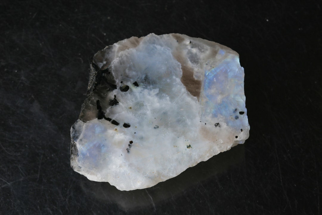 Large Raw Moonstone Pieces, Tourmaline Included Rough Moonstone Slabs ...