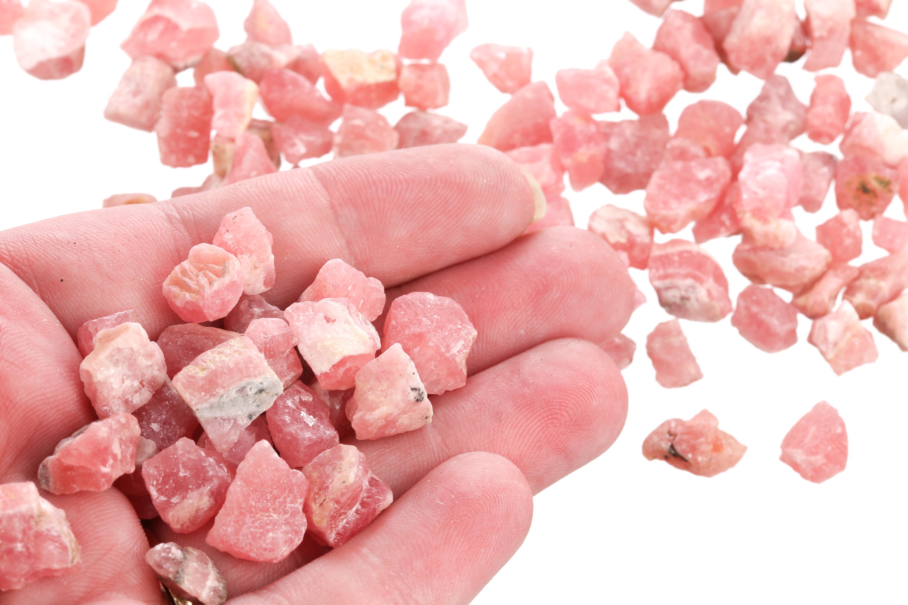Raw Rhodochrosite Pieces Rough Rhodochrosite Genuine - Etsy