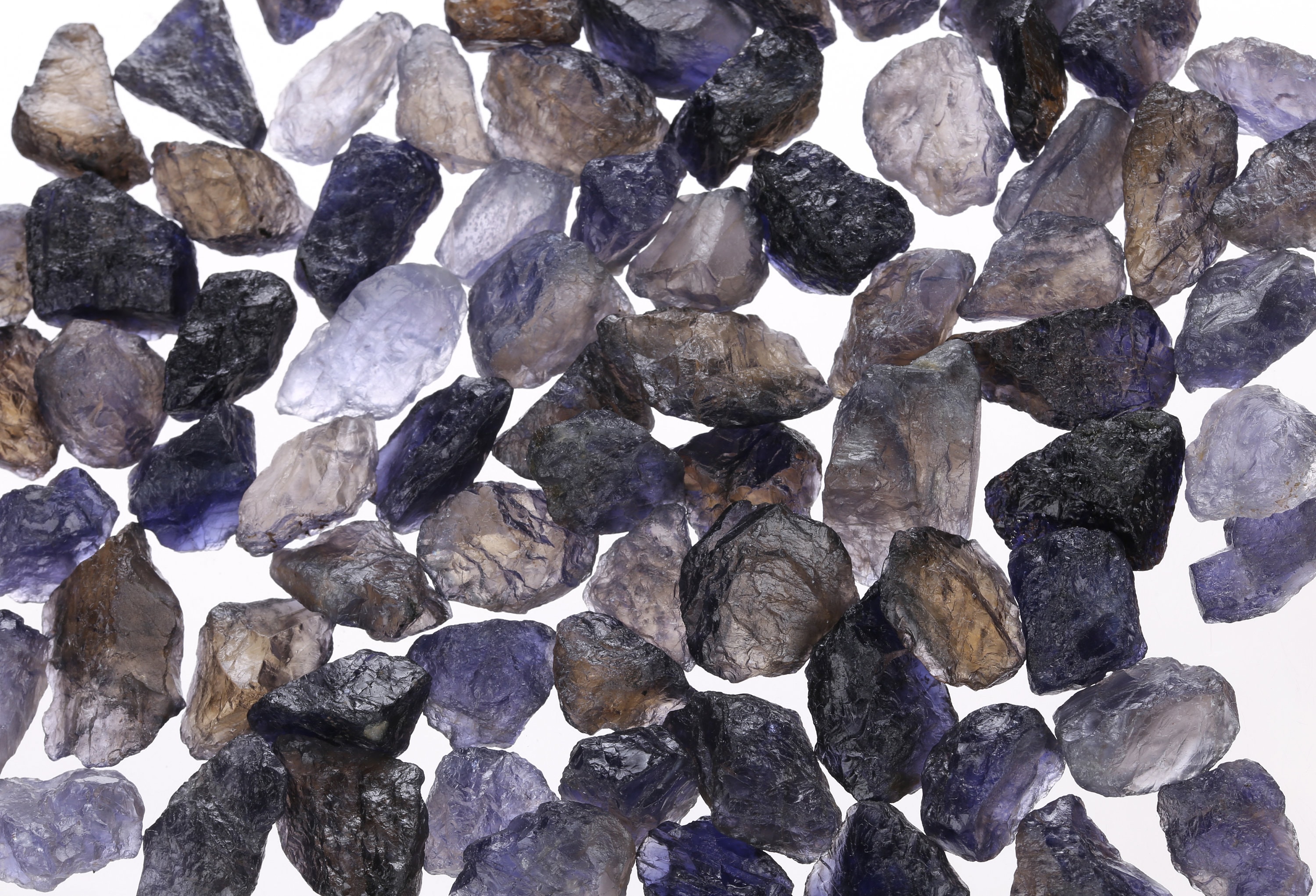 Large Raw Iolite Pieces, Rough Iolite, Genuine Iolite Crystal, Healing ...
